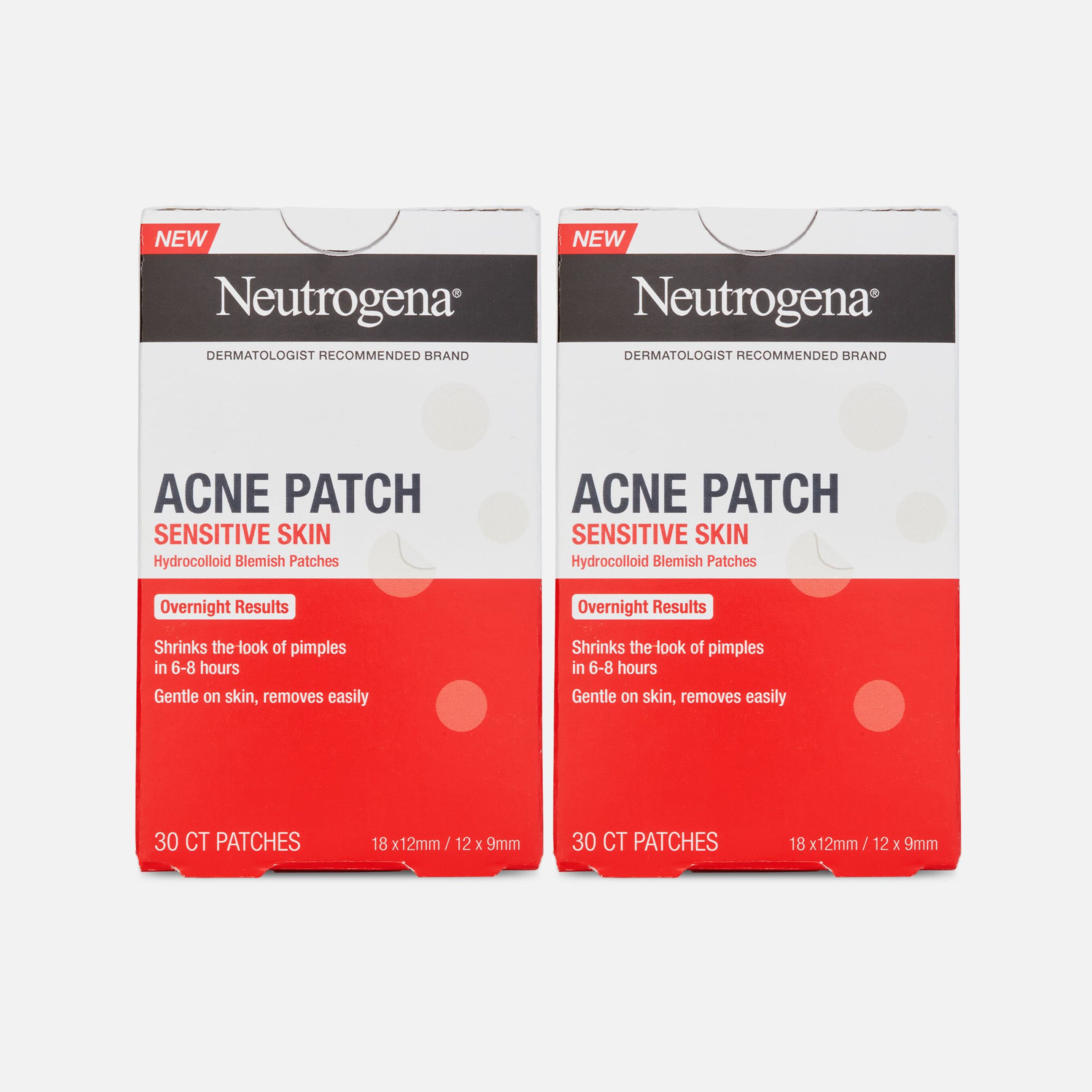 FSA Eligible Neutrogena Stubborn Acne Blemish Patches, 30 ct. (2-Pack ...