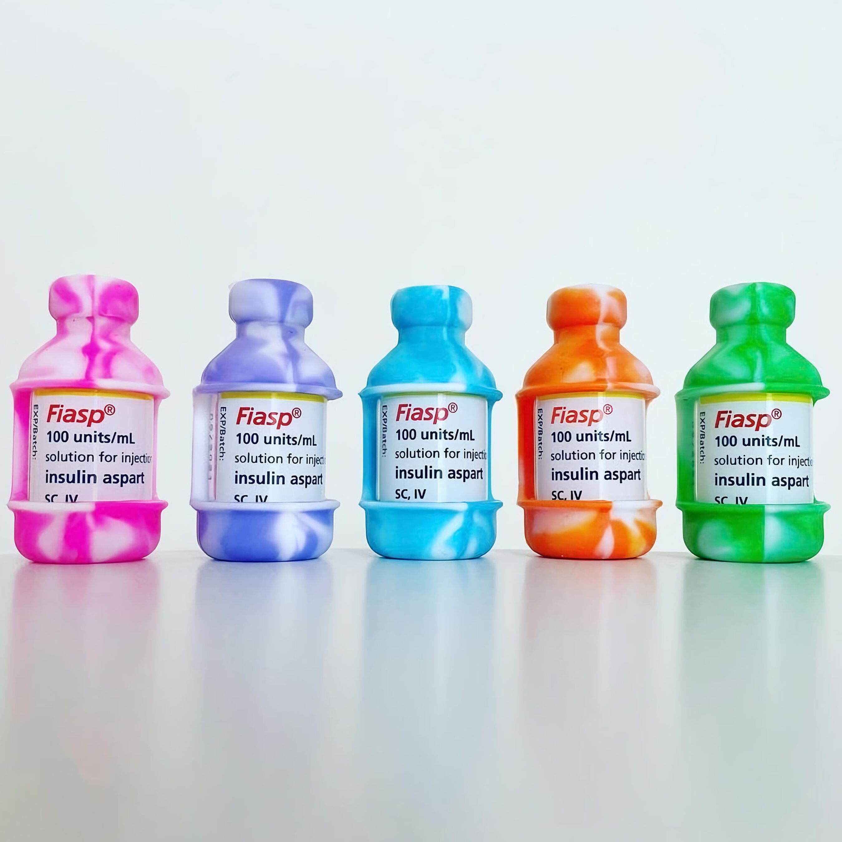 FSA Eligible Vial Safe Insulin Vial Protector, Size SHORT, Tie Dye ...