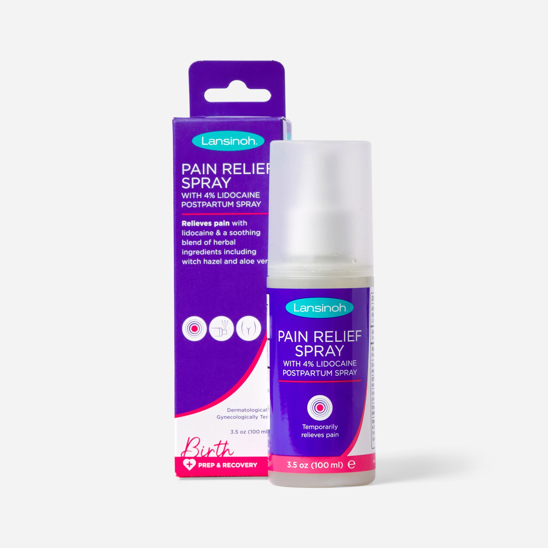 Lansinoh Post-Birth 4% Lidocaine Spray