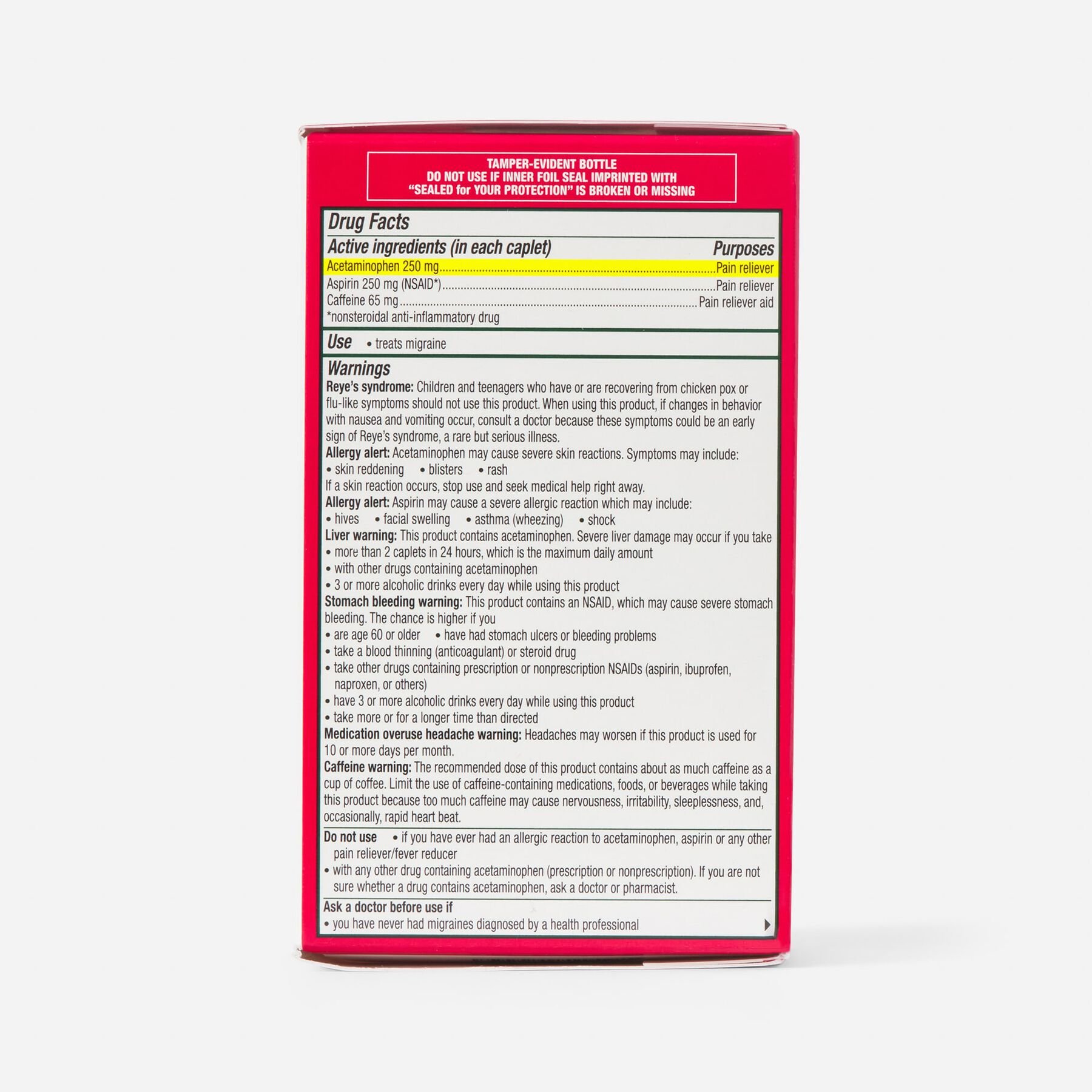 FSA Eligible Excedrin Migraine Extra Strength Caplets, 200 ct. | FSA Store