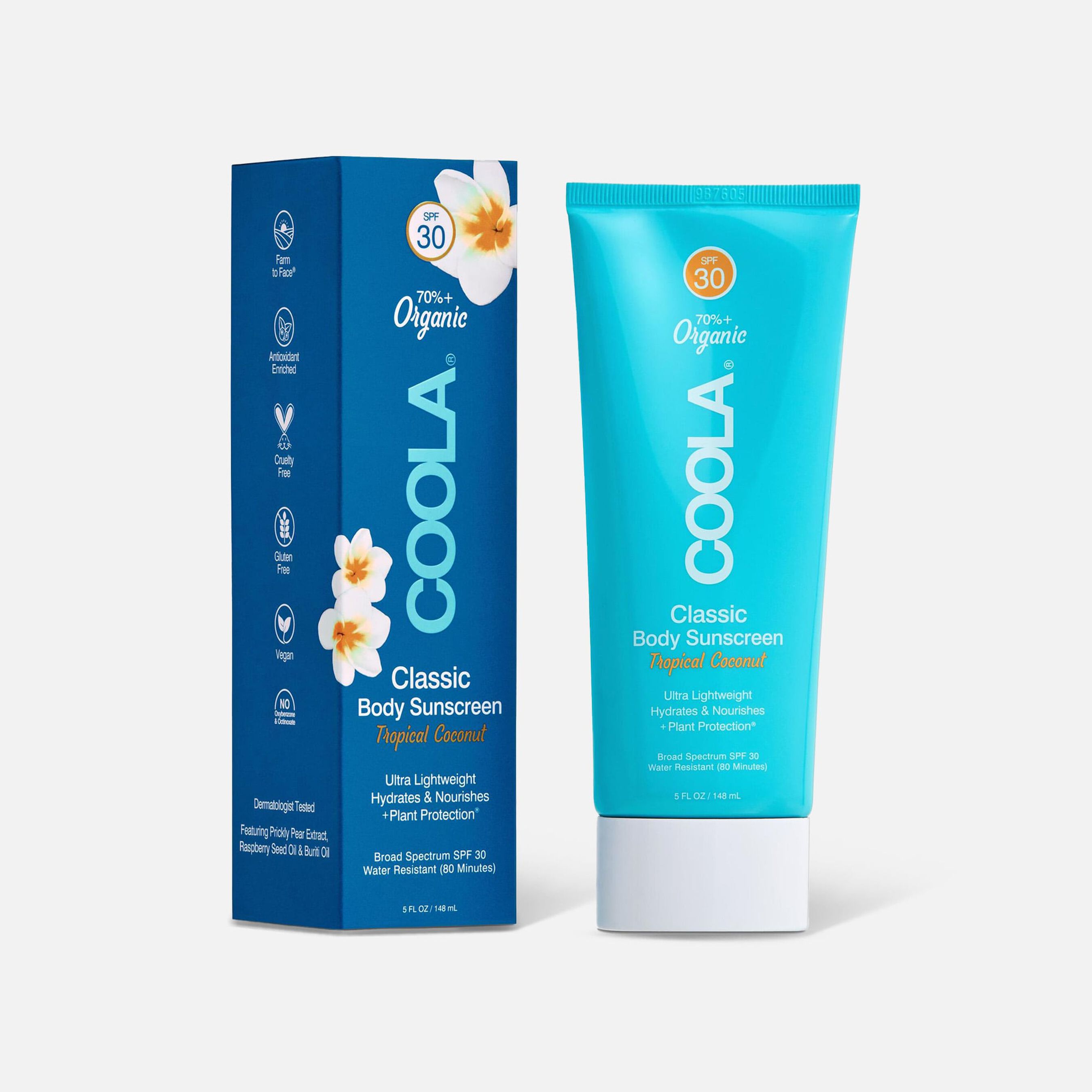 FSA Eligible COOLA Classic Body Organic Sunscreen Lotion SPF 30 ...
