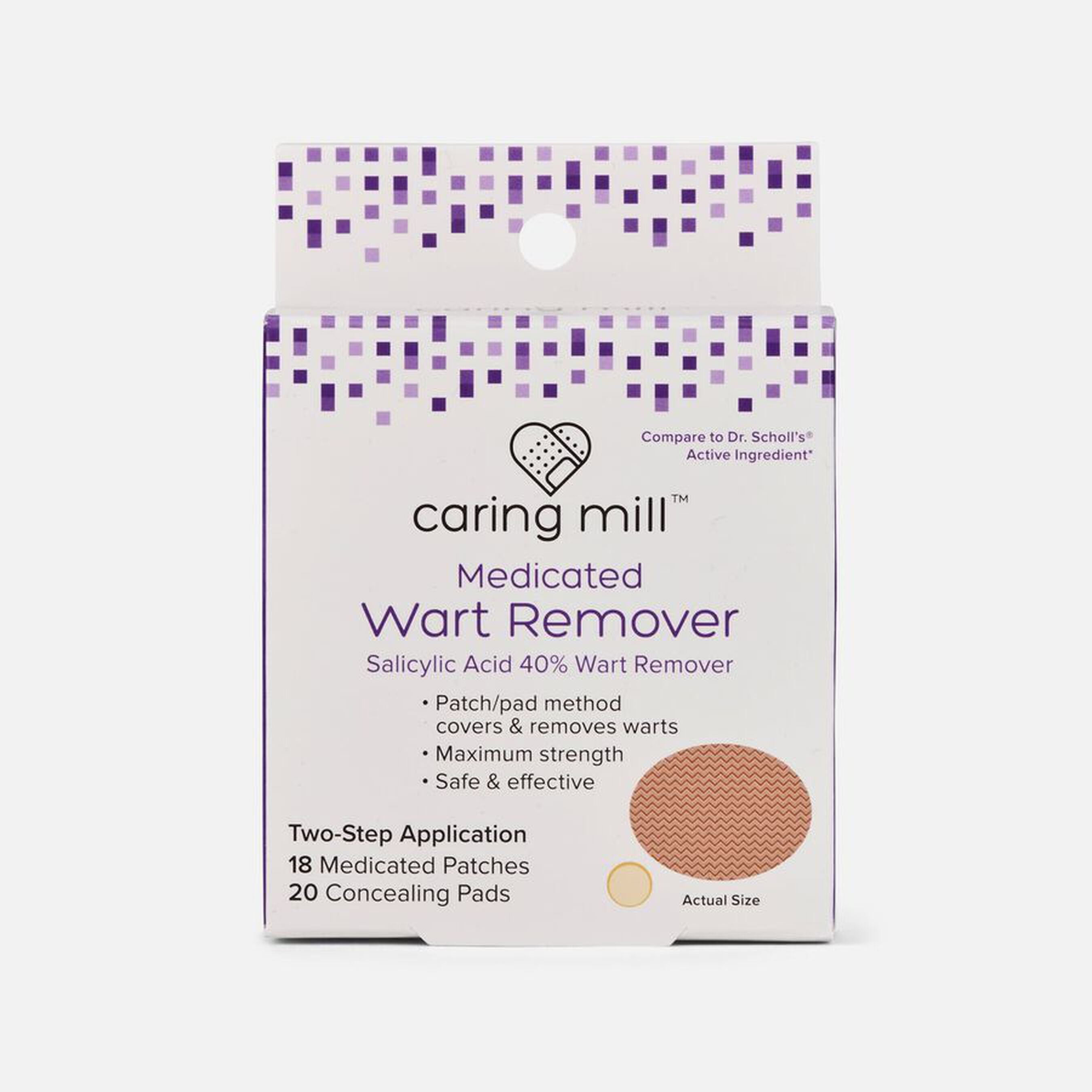 FSA Eligible Caring Mill™ Wart Remover Medicated Discs,18 ct. Medicated ...