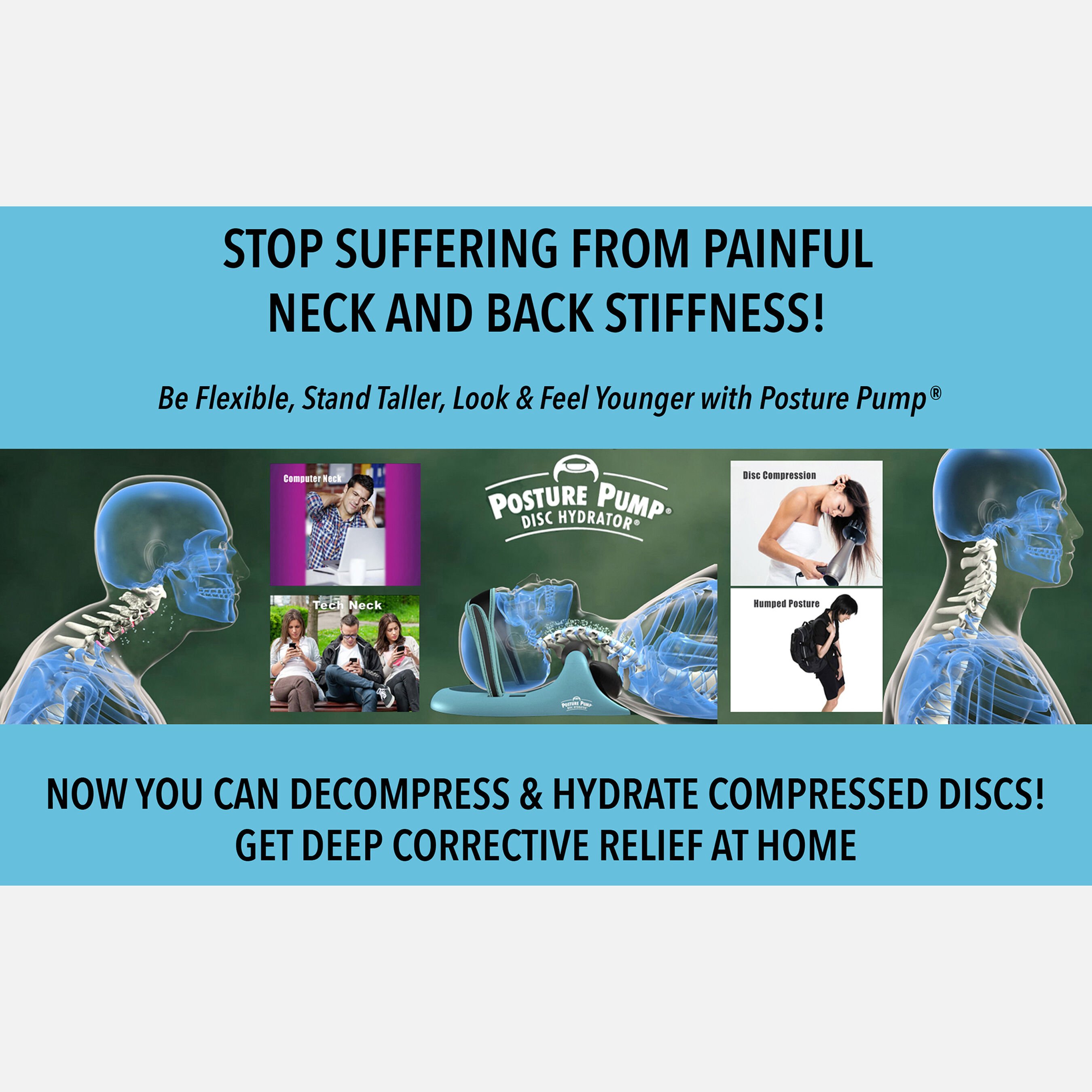 FSA Eligible Posture Pump® Back Pump® Elliptical Back Rocker™, Model ...