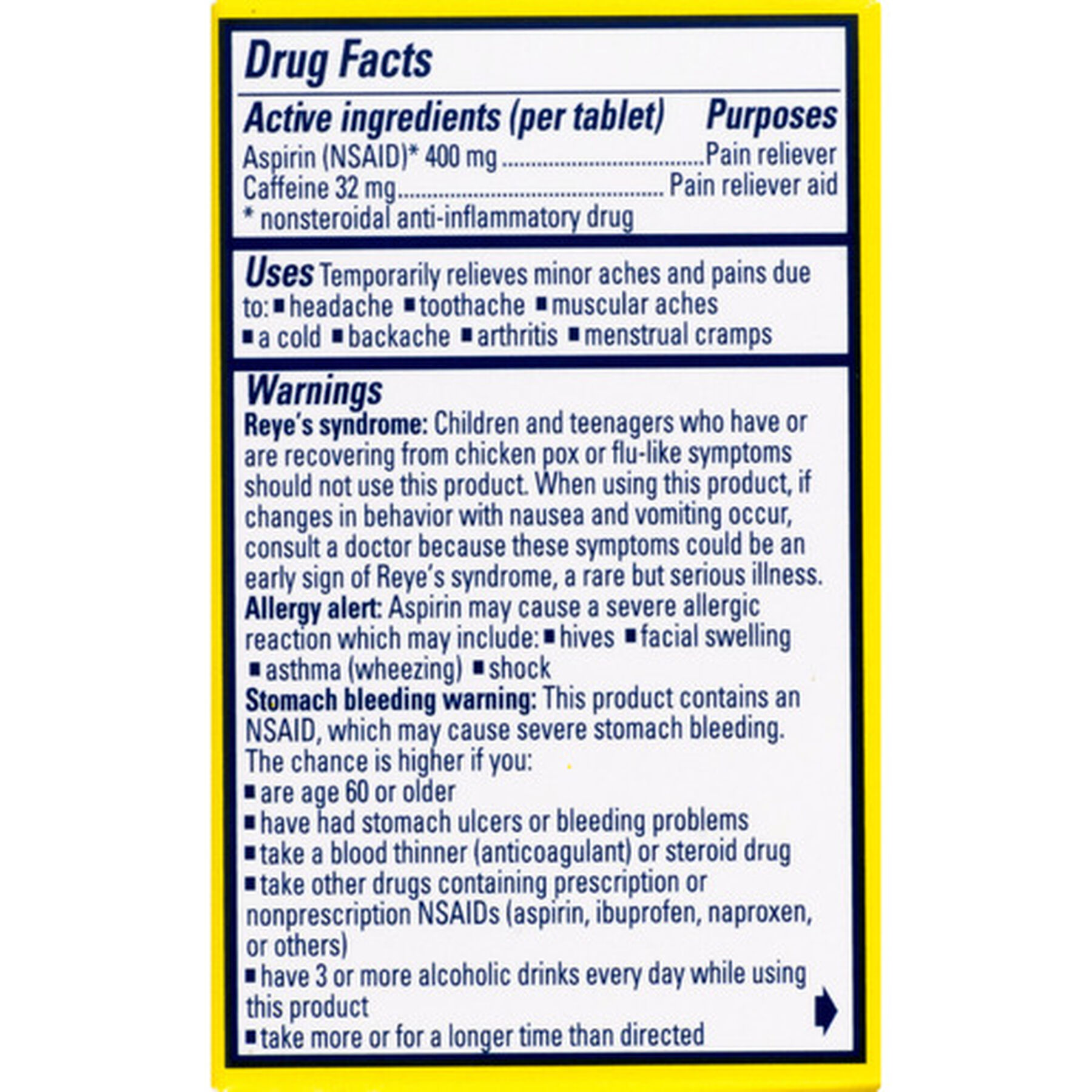 Anacin, Regular Strength, 50 count