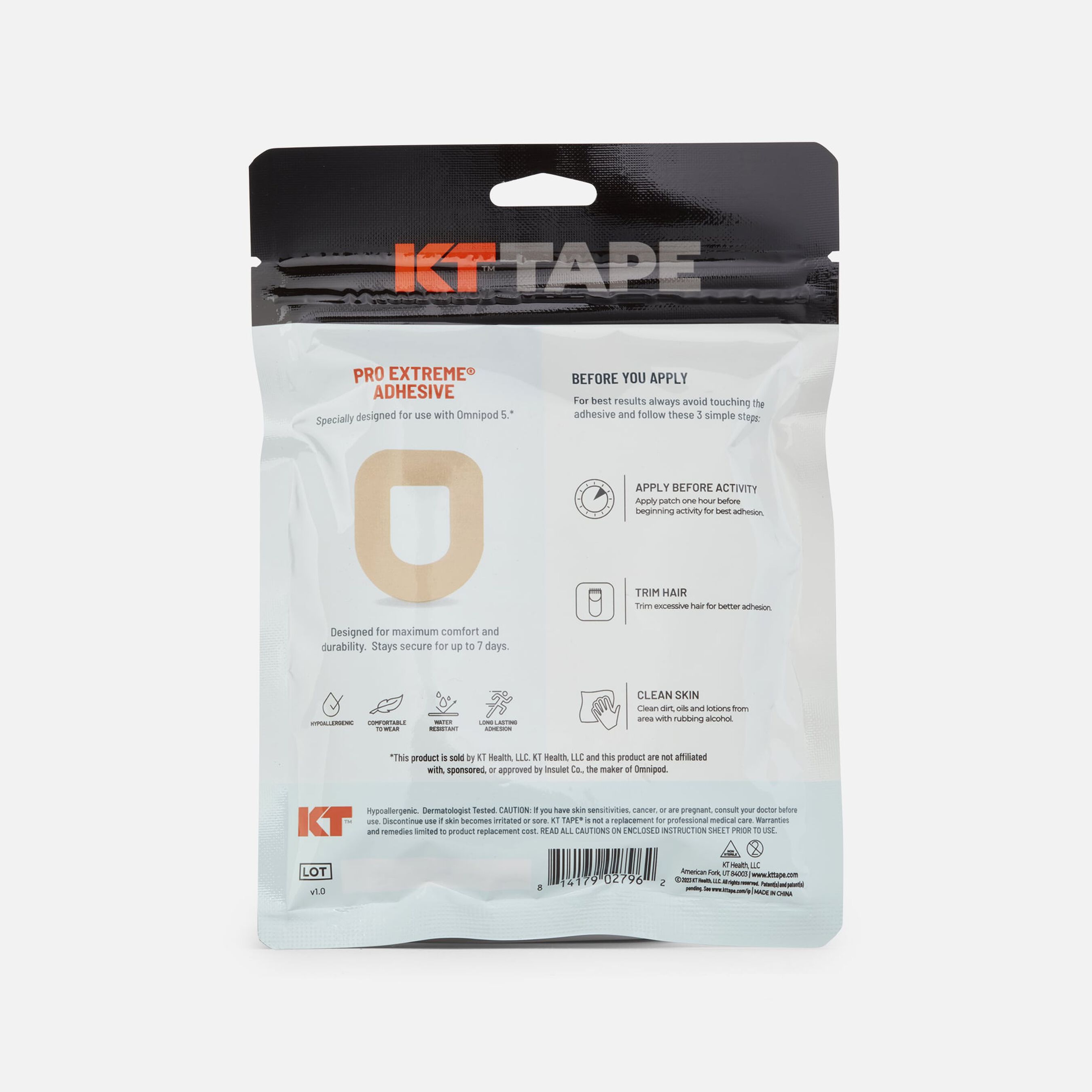 FSA Eligible KT Tape CGM Omnipod-5 Patches, 20 ct. | FSA Store