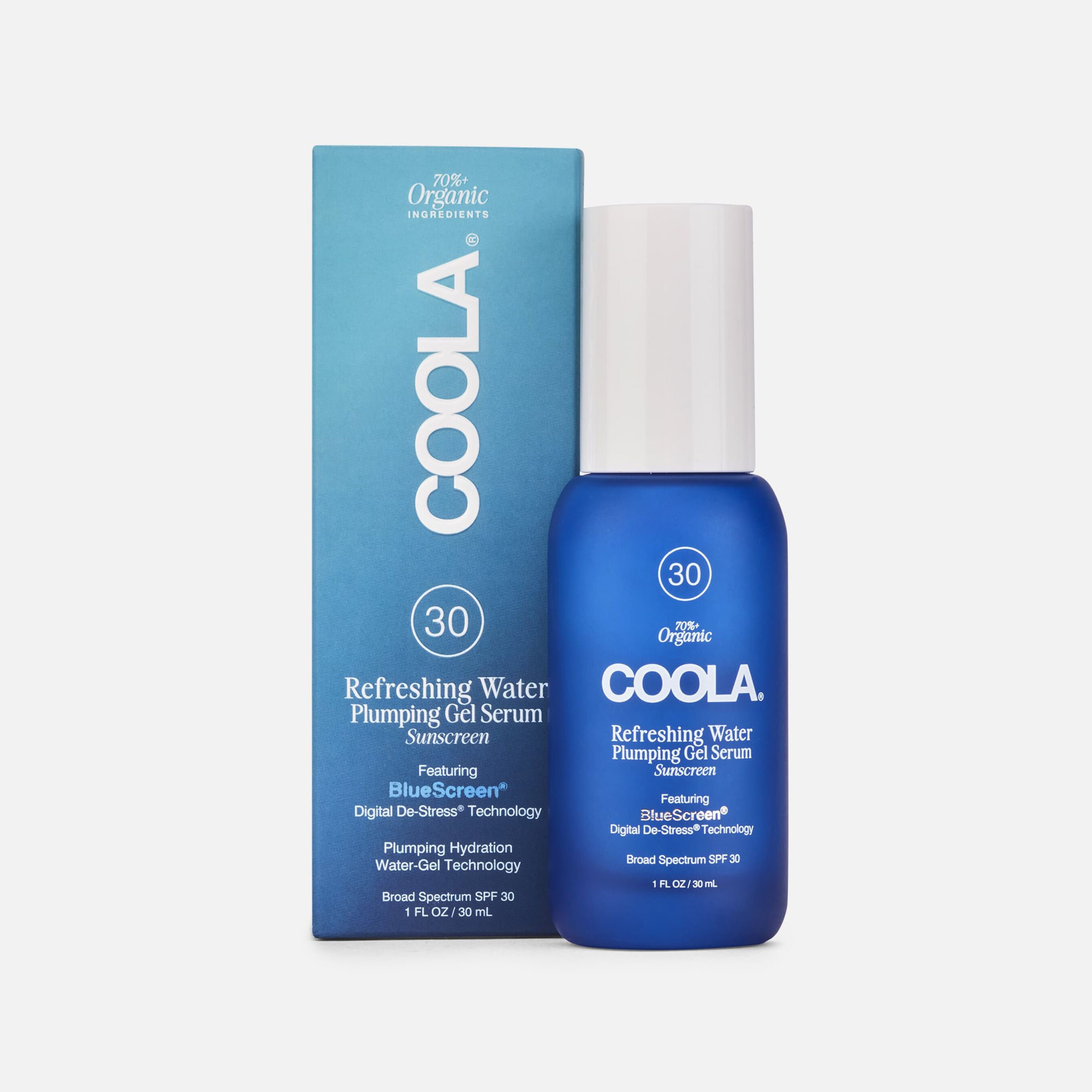 FSA Eligible COOLA Refreshing Water Plumping Gel Serum Sunscreen, SPF ...