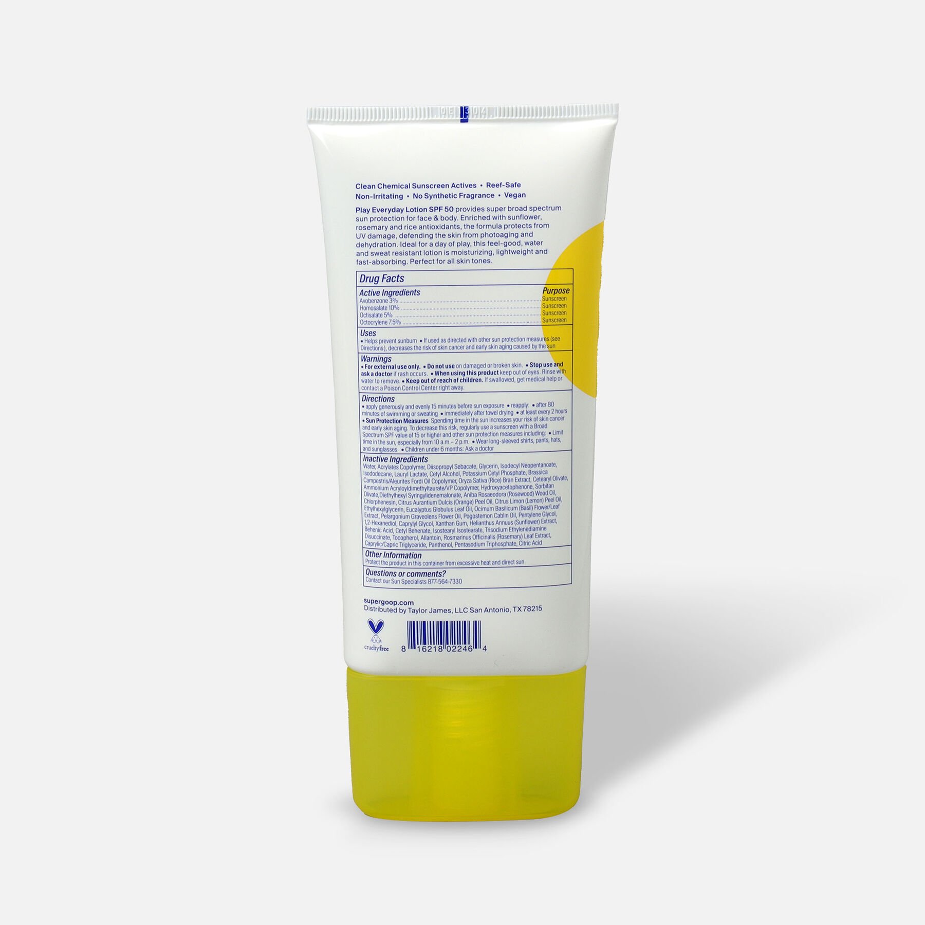 Supergoop Play Everyday Lotion Spf 50 With Sunflower Extract