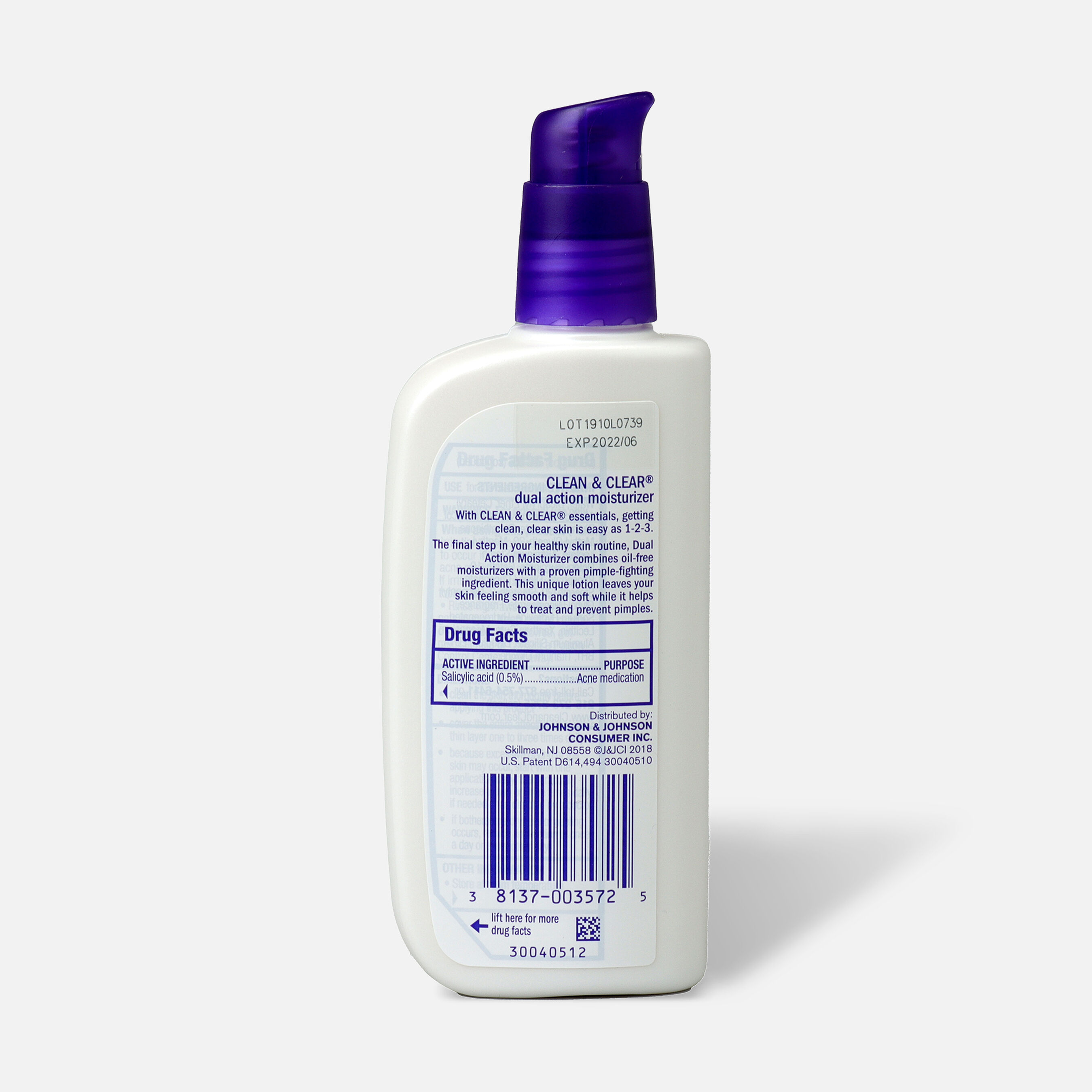 Clean & Clear Essentials Dual Action Facial Moisturizer, 4 fl oz.