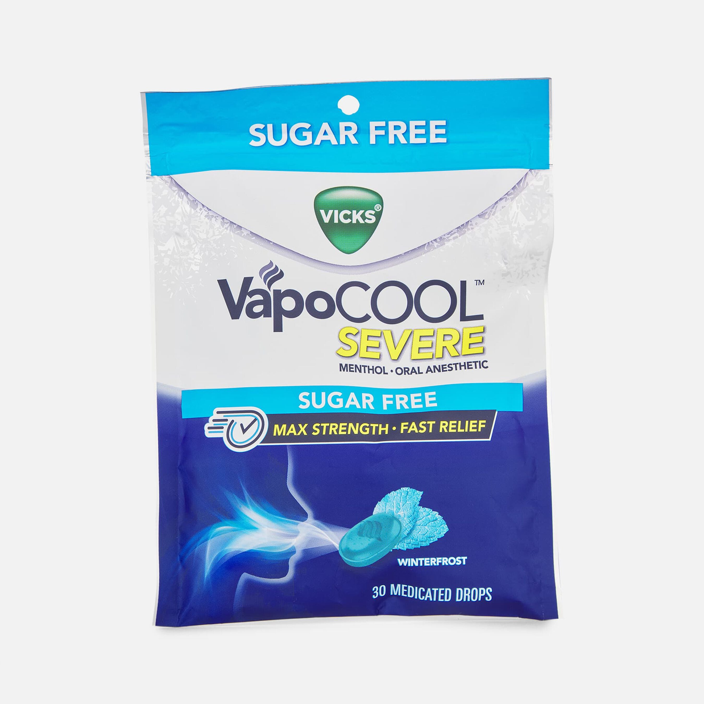 FSA Eligible Vicks VapoCool Severe Sugar-Free Medicated Sore Throat ...