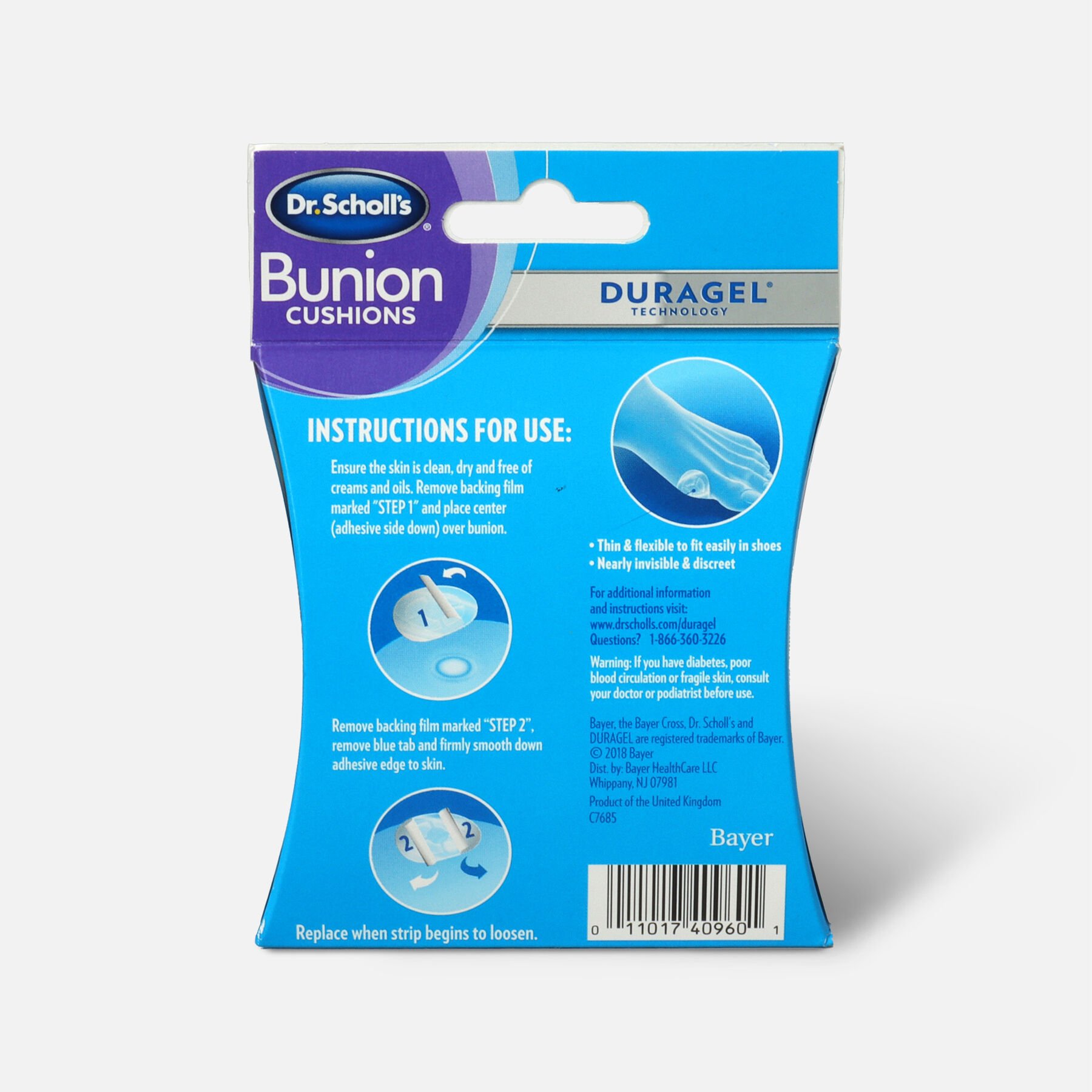 FSA Eligible Dr. Scholl's Duragel Bunion Cushion, 5 ct. | FSA Store
