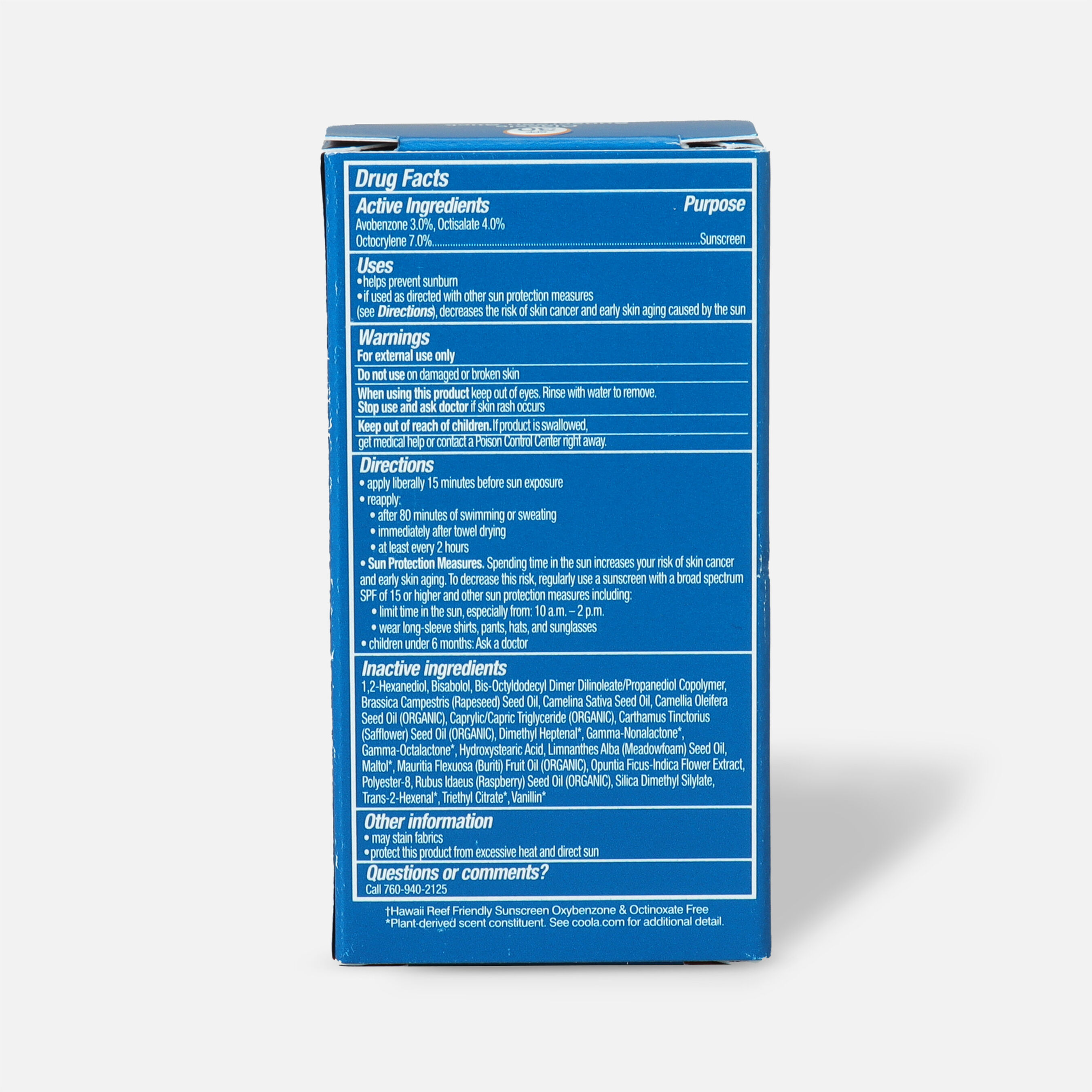 Coola Classic Organic Sunscreen Face & Body Stick SPF 30 Tropical Coconut