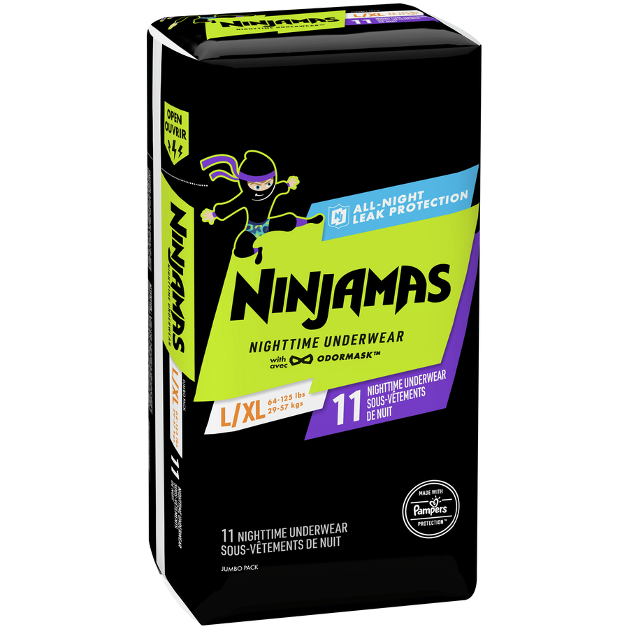 Ninjamas Nighttime Bedwetting Underwear for Boys