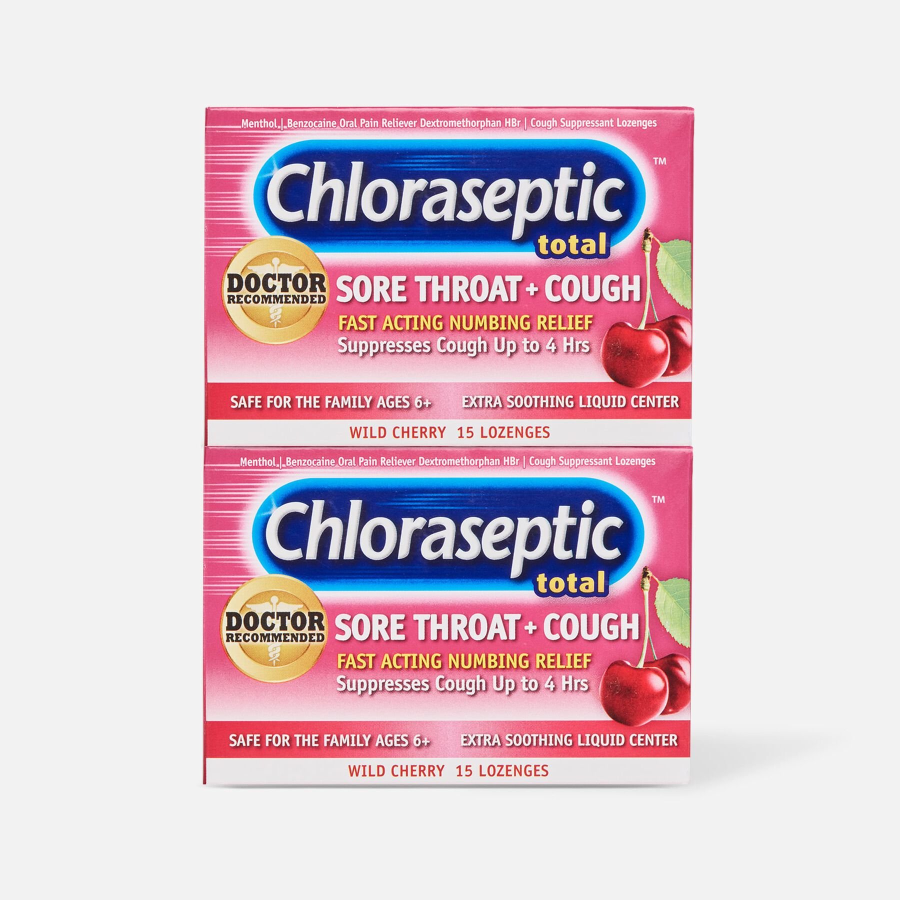 FSA Eligible Chloraseptic Total, Wild Cherry, Sore Throat and Cough ...