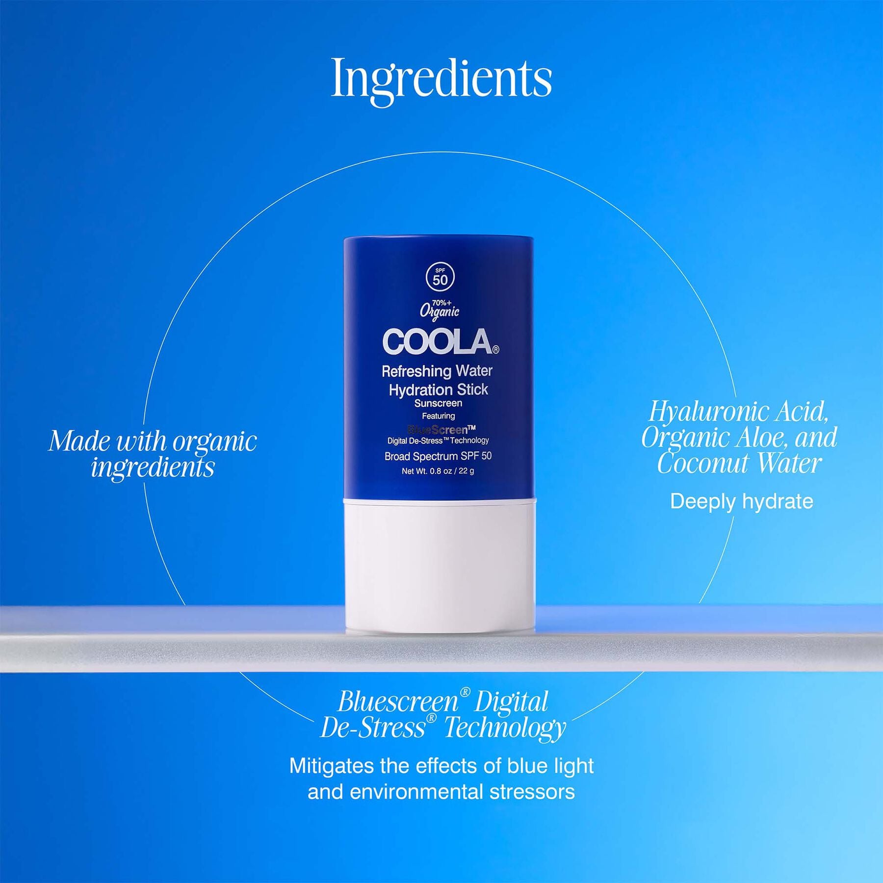 FSA Eligible COOLA Refreshing Water Hydration Stick (SPF 50) | FSA Store