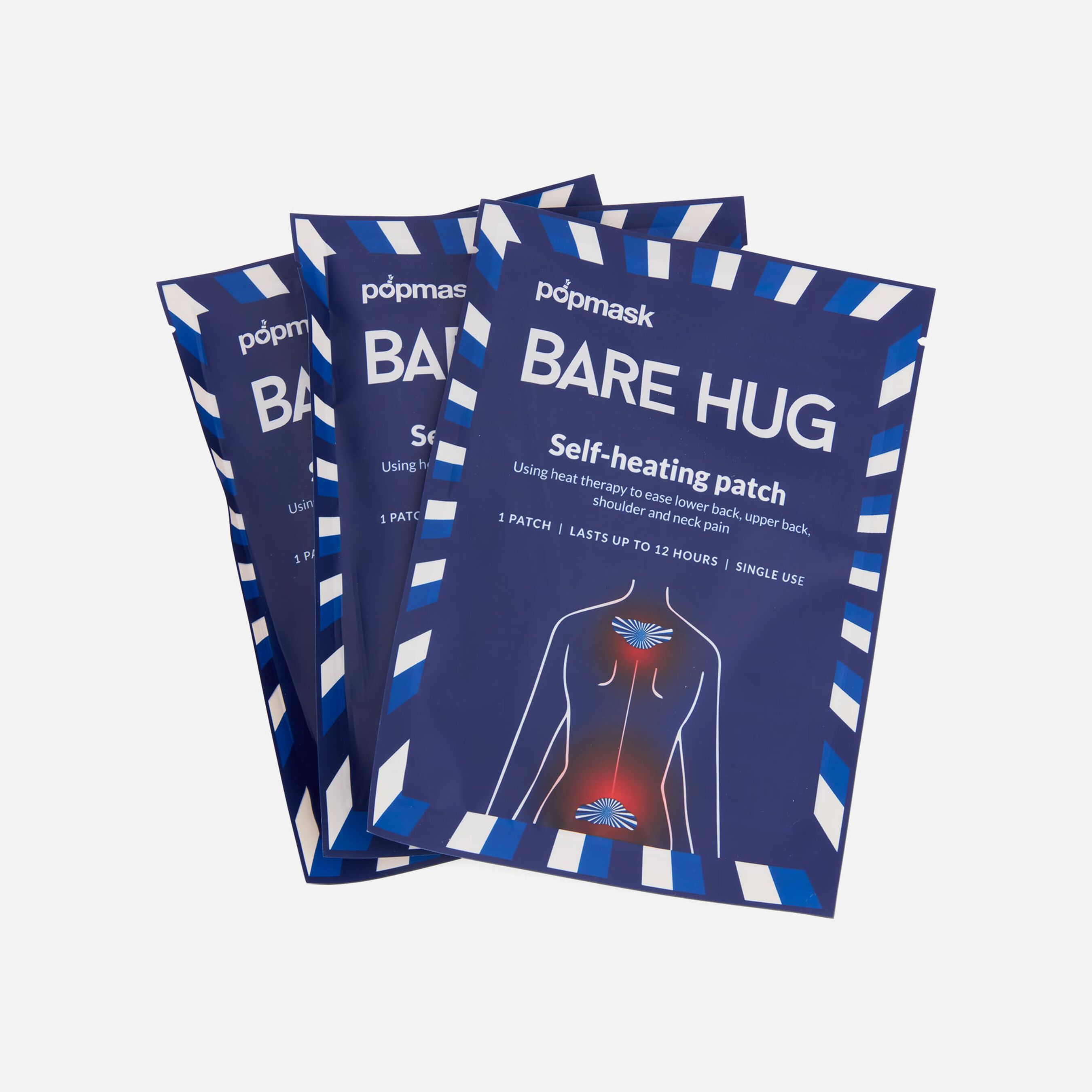 FSA Eligible POPMASK Bare Hug Self-Heating Patches, 3 ct. | FSA Store