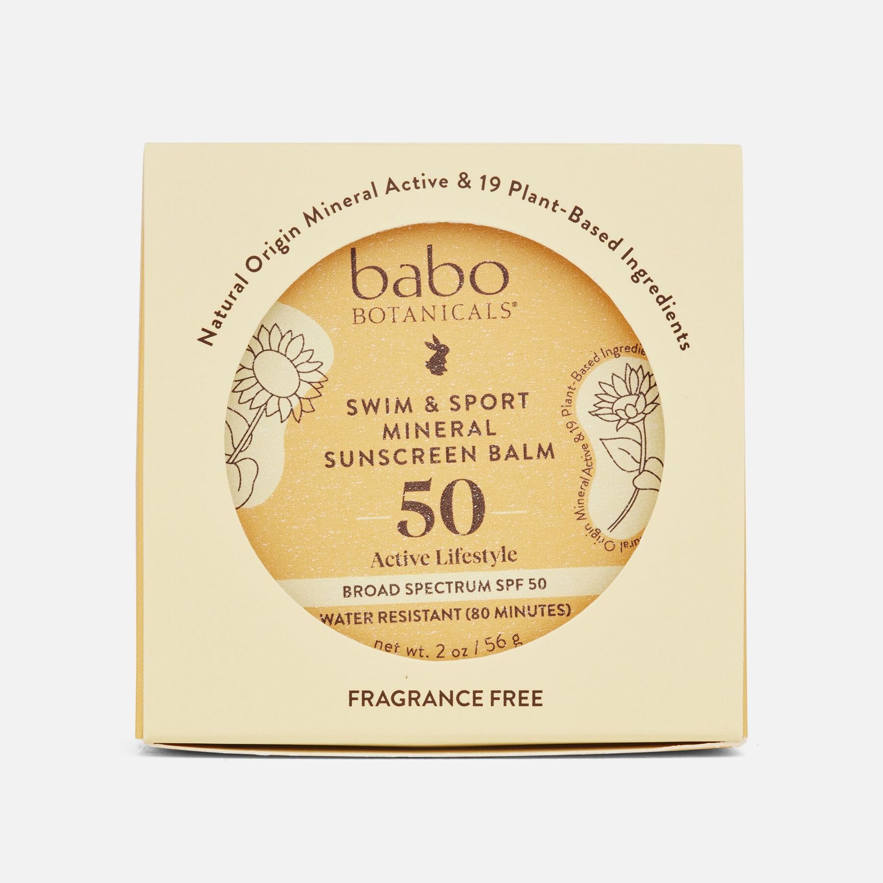 FSA Eligible Babo Botanicals Swim & Sport Mineral Sunscreen Balm, SPF ...