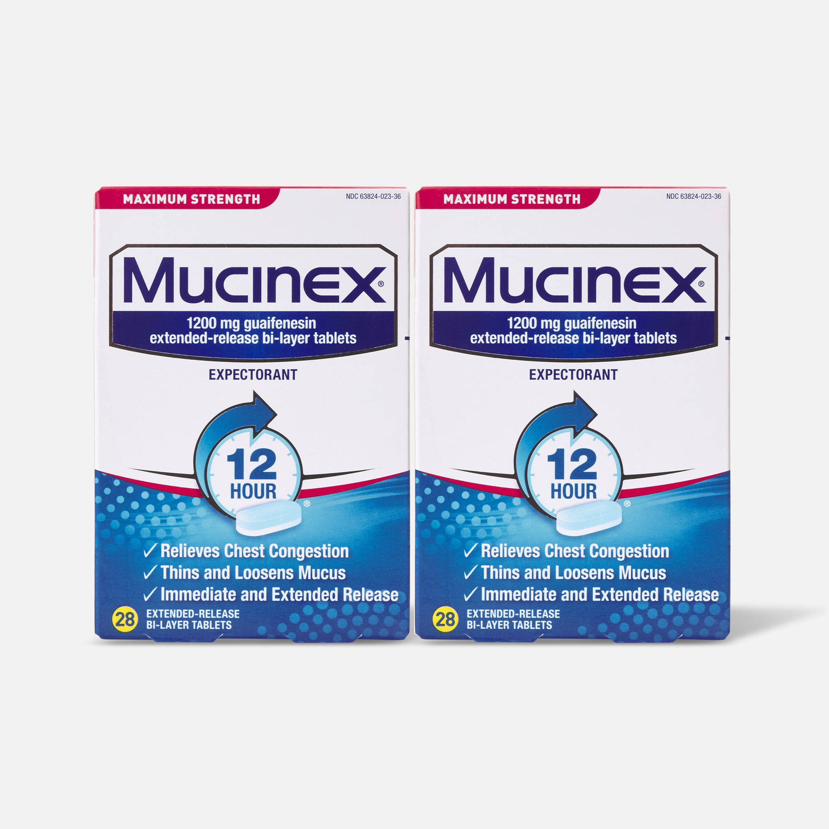 FSA Eligible Mucinex Maximum Strength 12-Hour Chest Congestion ...