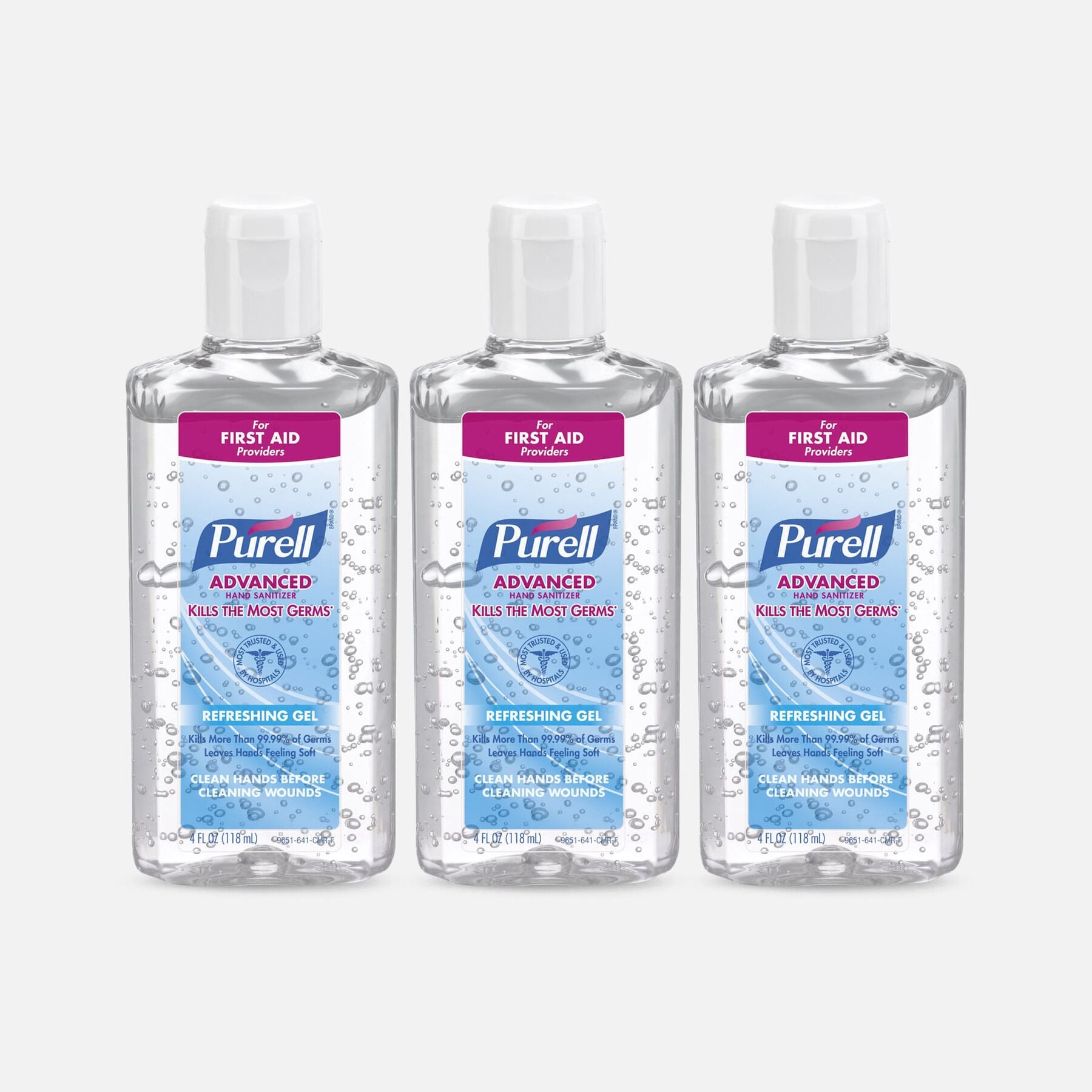FSA Eligible Purell Advanced Hand Sanitizer Gel, 4 fl. oz. (3-Pack ...