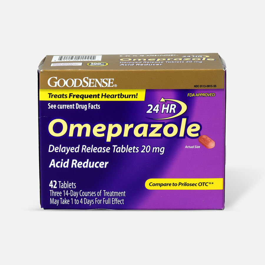GoodSense Omeprazole Delayed Release Tablets 20 mg, Acid Reducer