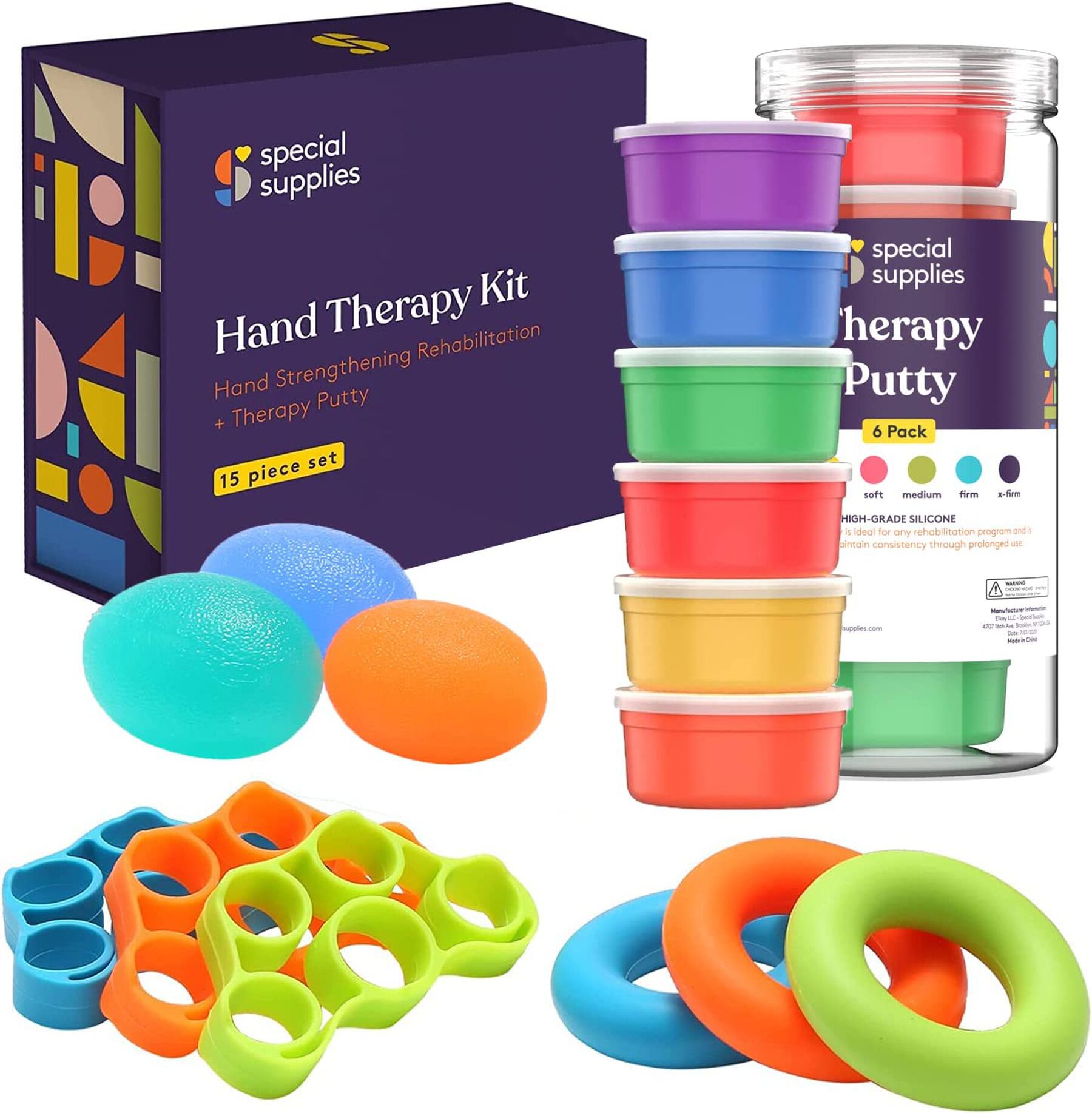 FSA Eligible Special Supplies Physical Therapy Putty Kit | FSA Eligible