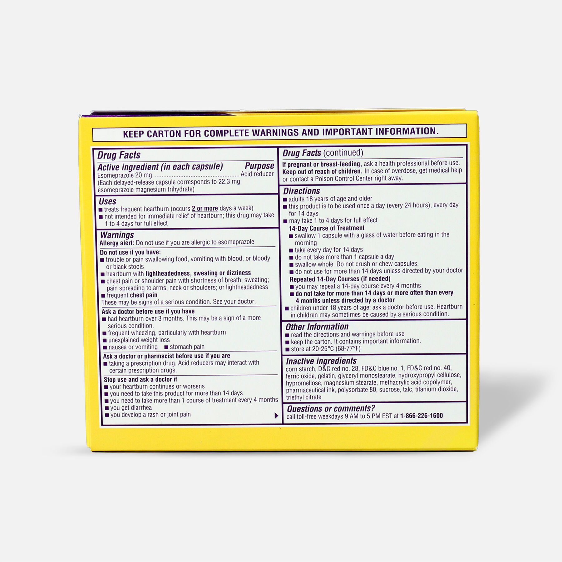 Nexium 24HR Capsules, 42 ct.