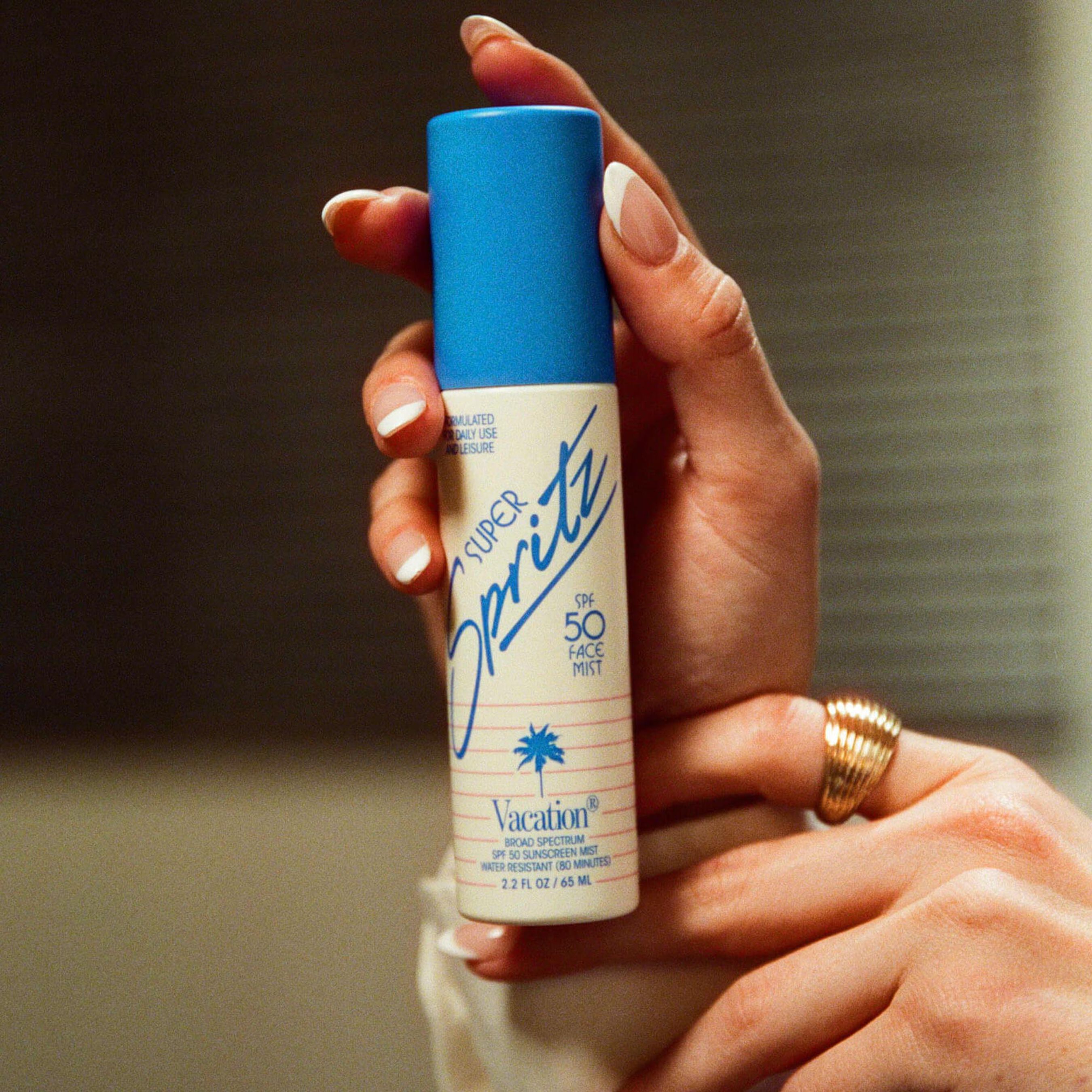 FSA Eligible Vacation Super Spritz Sunscreen Face Mist, SPF 50, 2.2 fl ...