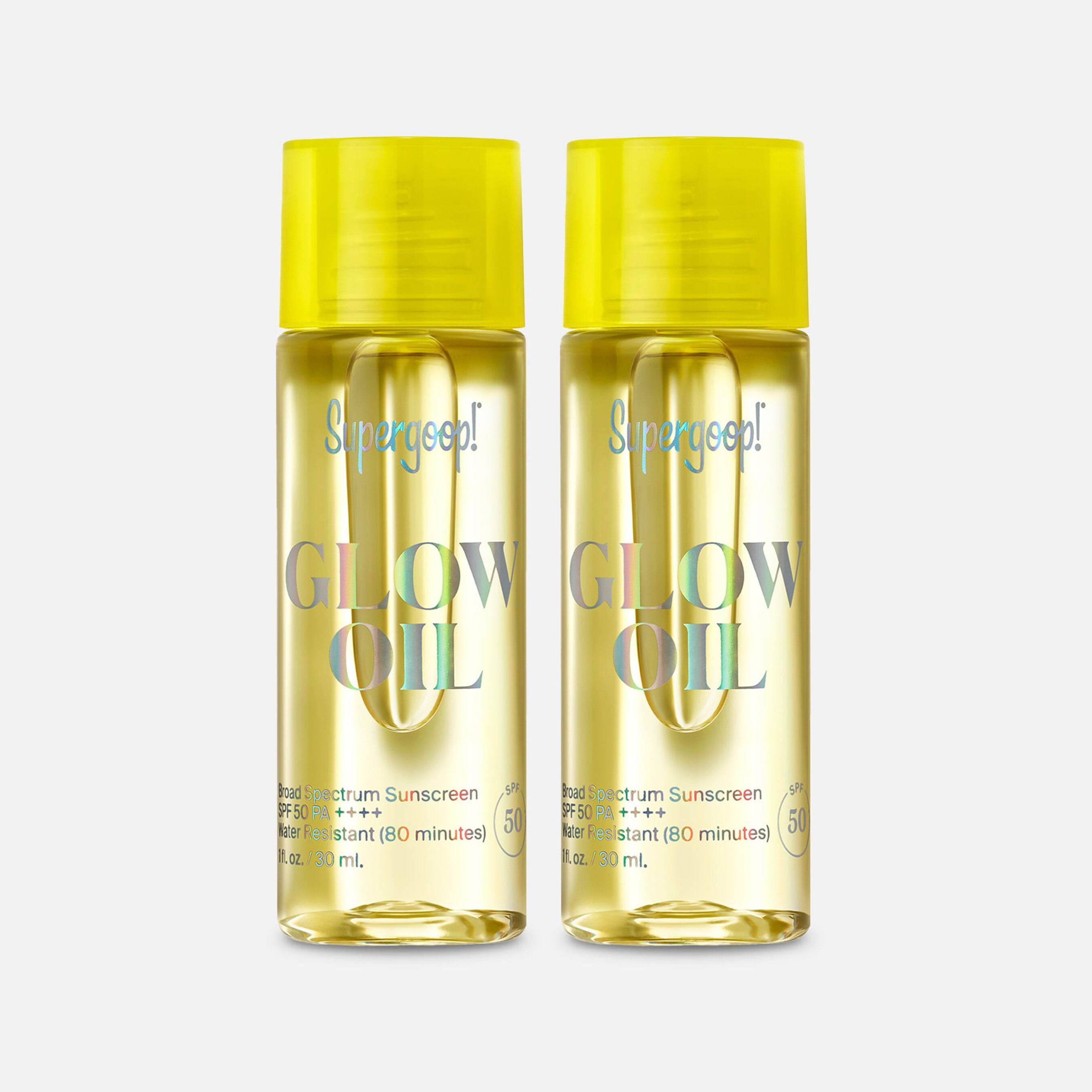 FSA Eligible Supergoop! Glow Oil SPF 50, 1 oz. (2-Pack) | FSA Store