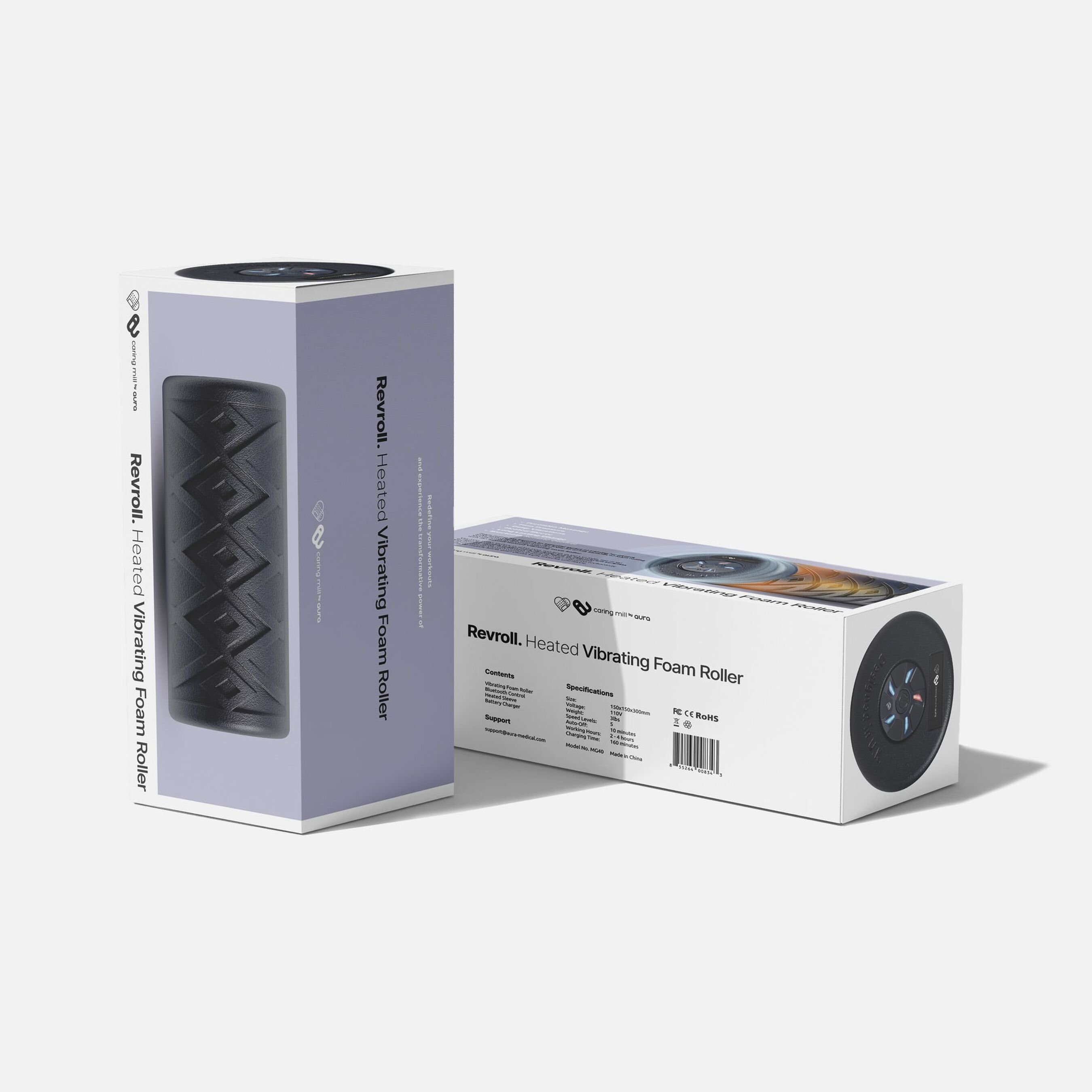 FSA Eligible Revroll Vibrating + Heat Foam Roller — Caring Mill™ by ...