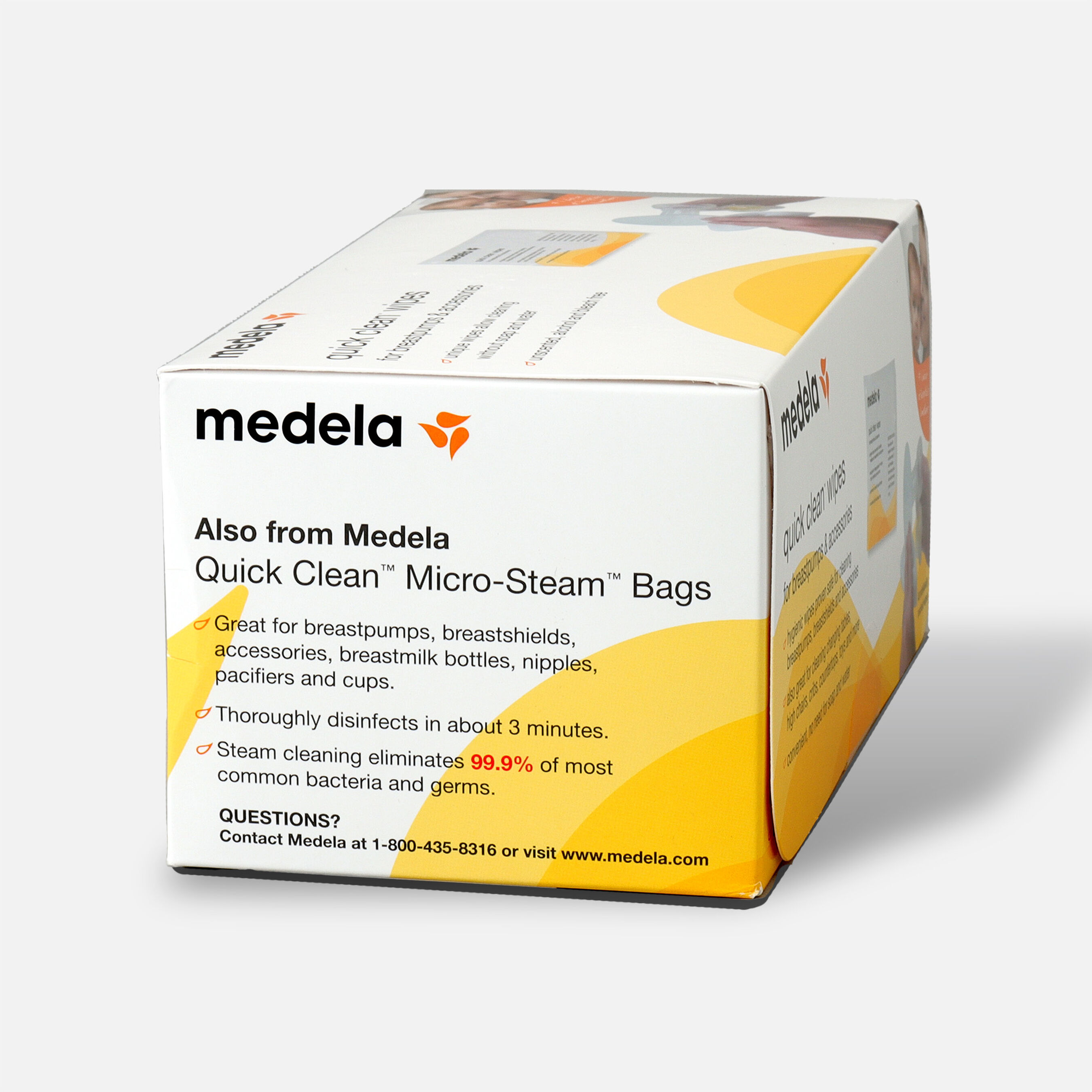 Medela Quick Clean Wipes, 40 ct.