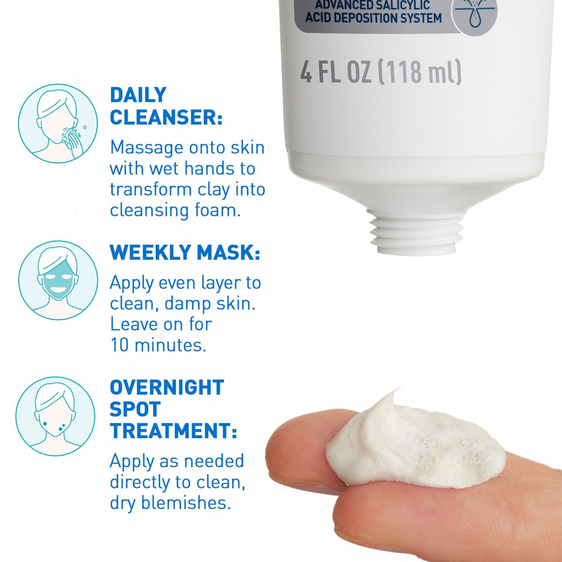 FSA Eligible CeraVe® Acne Clay to Foam Cleanser | FSA Store