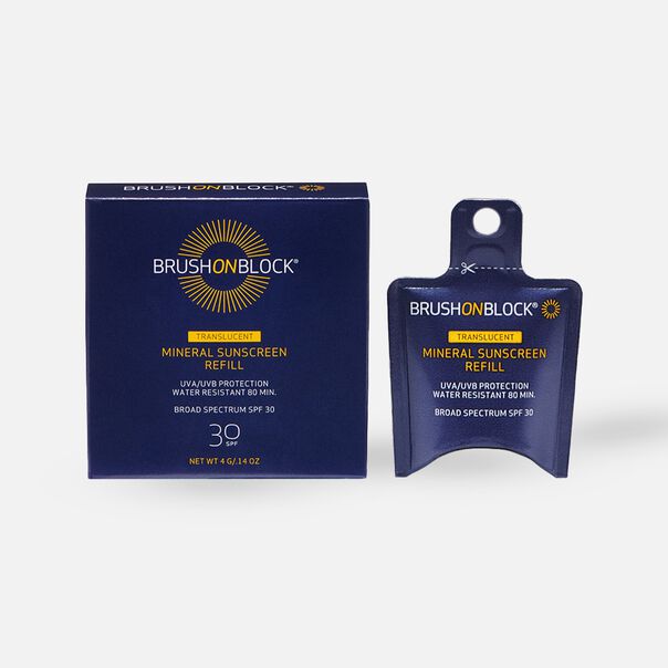 Brush on Block Facial Mineral Sunscreen Powder, SPF 30, 3.4g