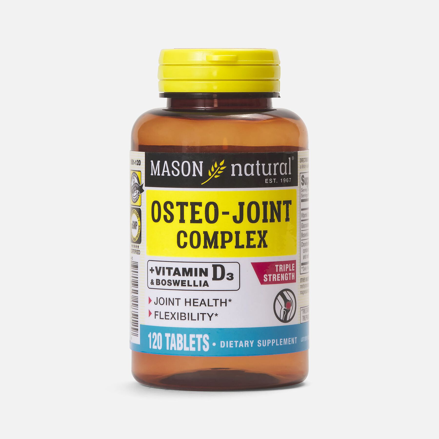 FSA Eligible Mason Joint Comfort Formula with Boswellia and D3, 120 ct. | FSA Store