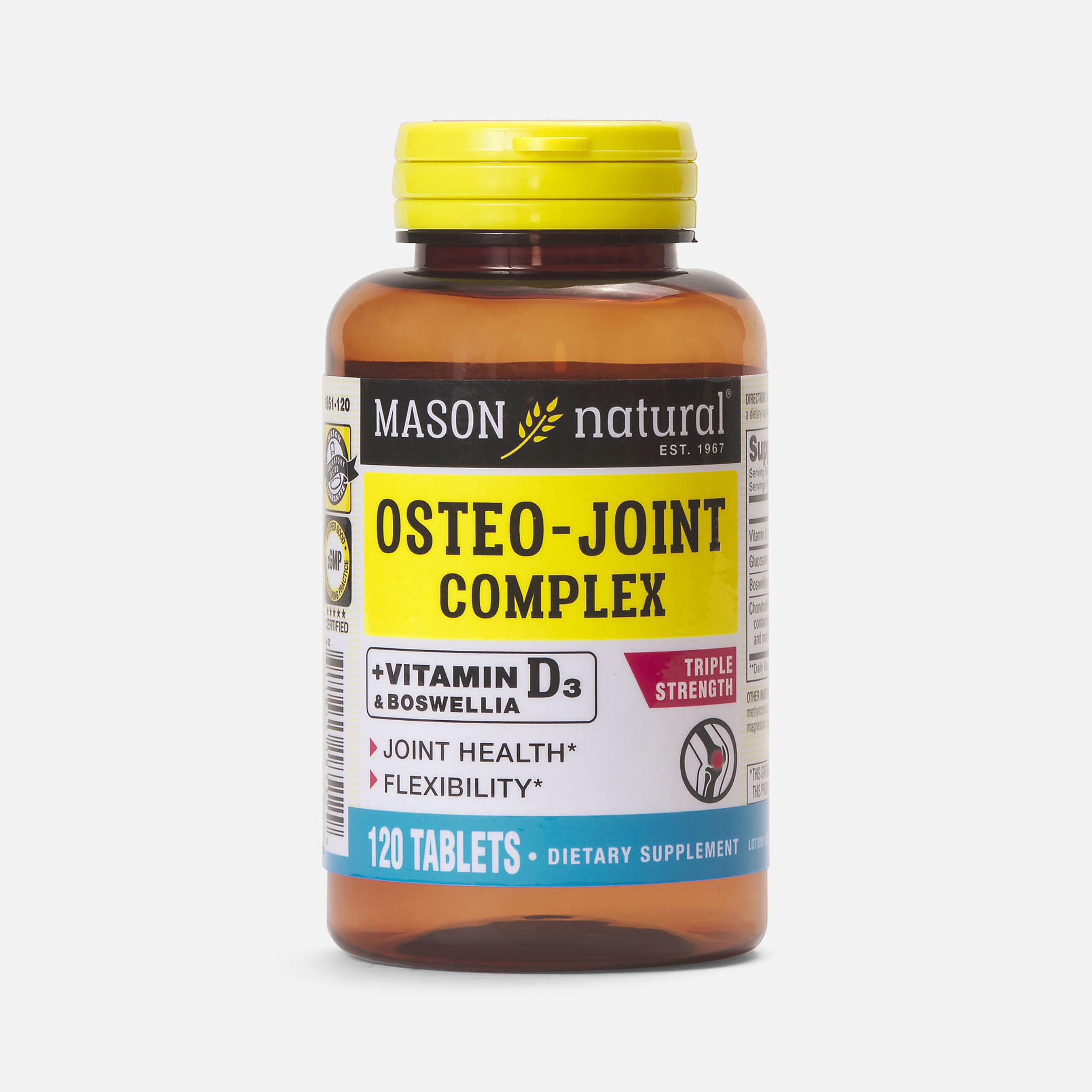 FSA Eligible Mason Joint Comfort Formula with Boswellia and D3, 120 ct ...