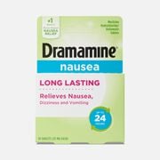 FSA Eligible Dramamine® Long Lasting, Nausea Relief Tablets, 10 ct ...