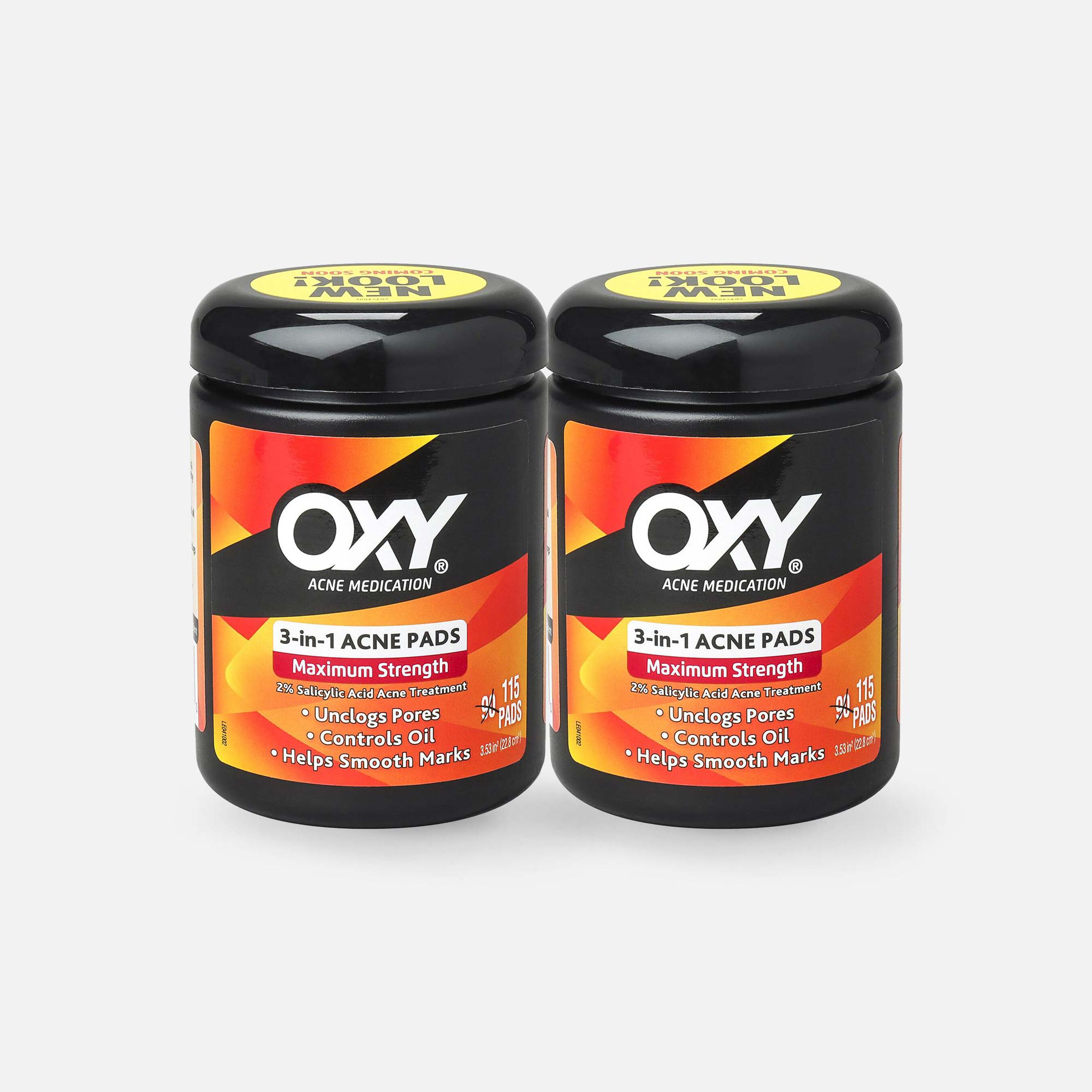 FSA Eligible OXY Maximum Action 3-in-1 Treatment Pads - 90 ct. (2-Pack ...
