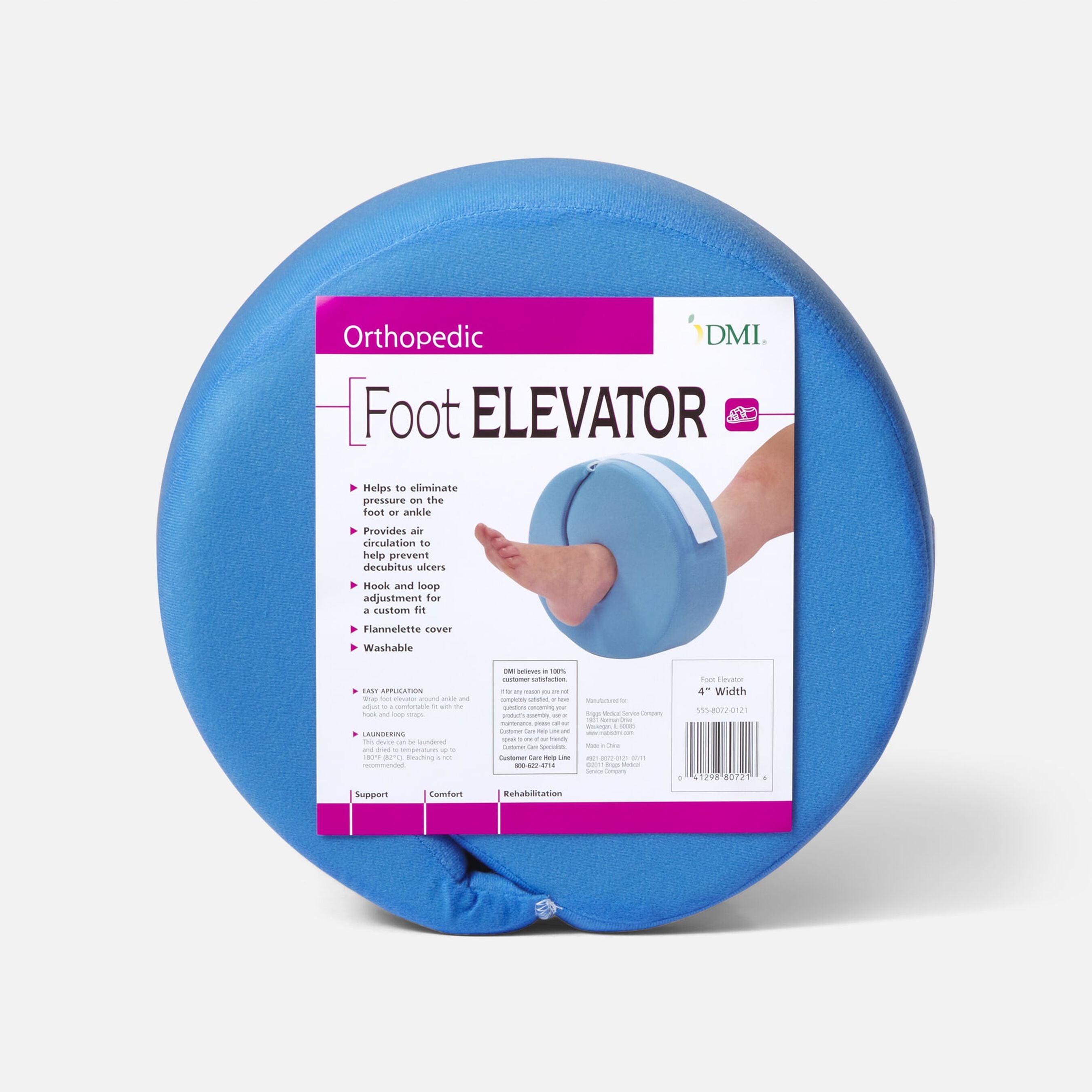 FSA Eligible DMI Contour Foot Elevator Foam Leg Rest Cushion Pillow ...