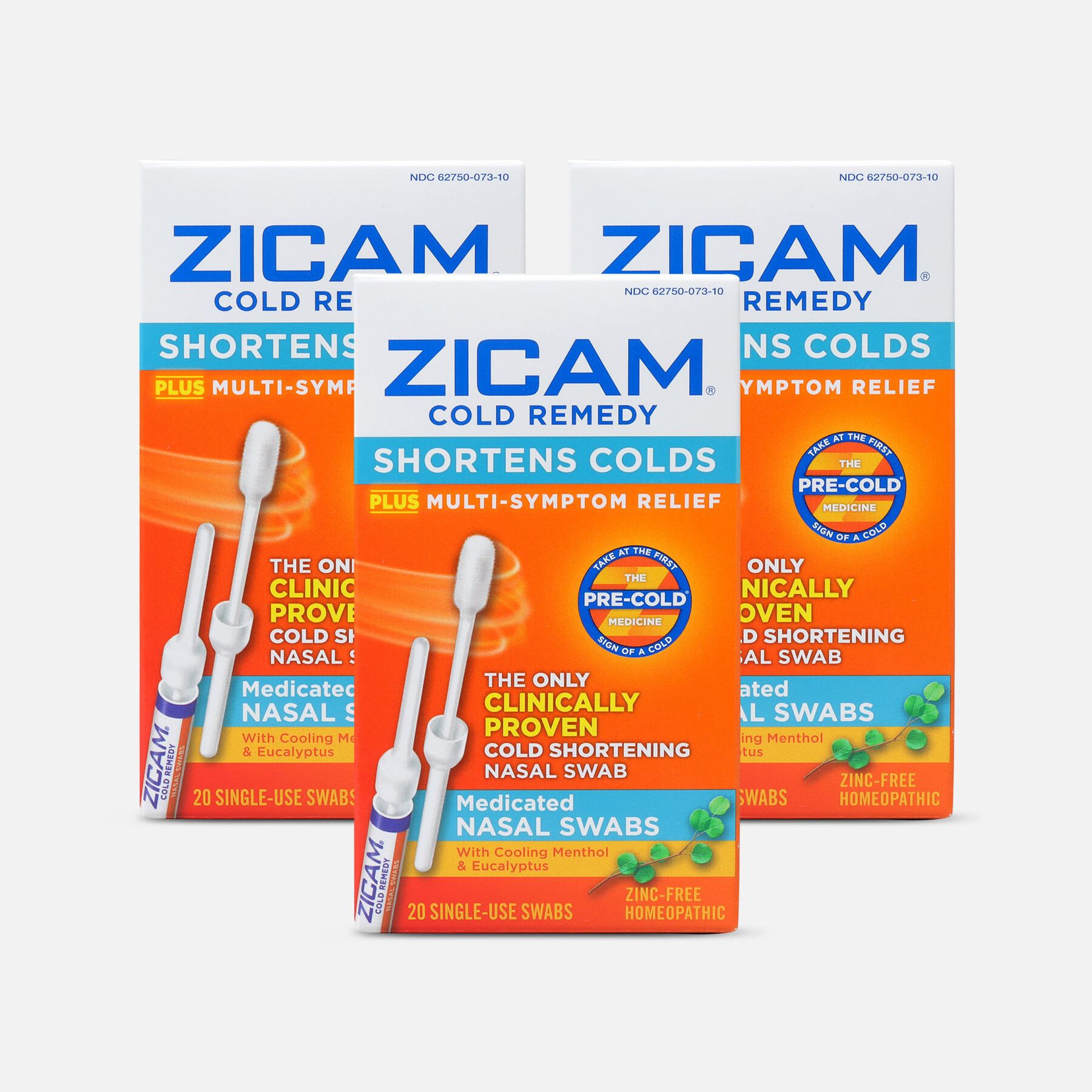 FSA Eligible Zicam Cold Remedy Nasal Swabs, 20 ct. (3-Pack) | FSA Store