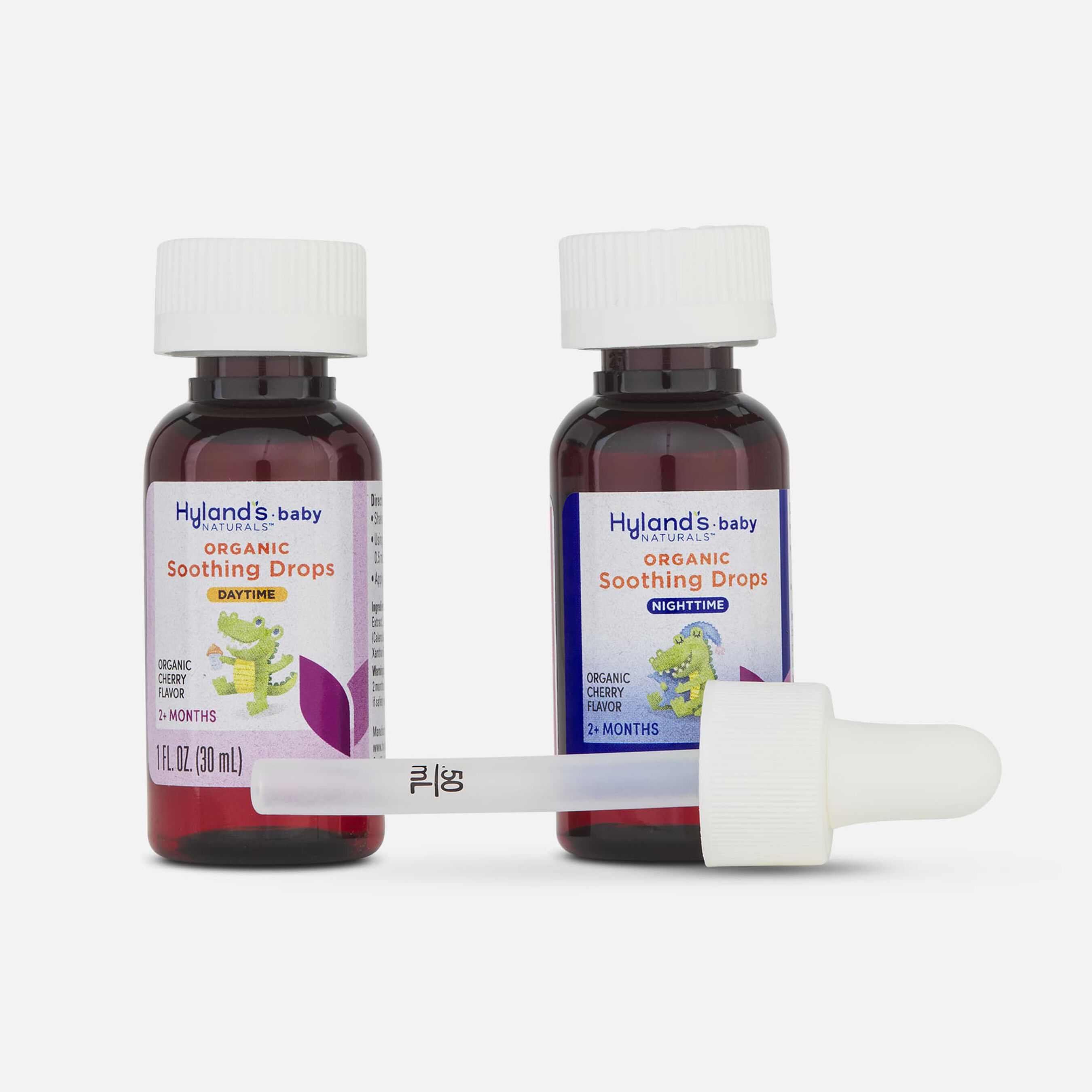 FSA Eligible Hyland's Baby Organic Soothing Drops Day & Night Combo ...