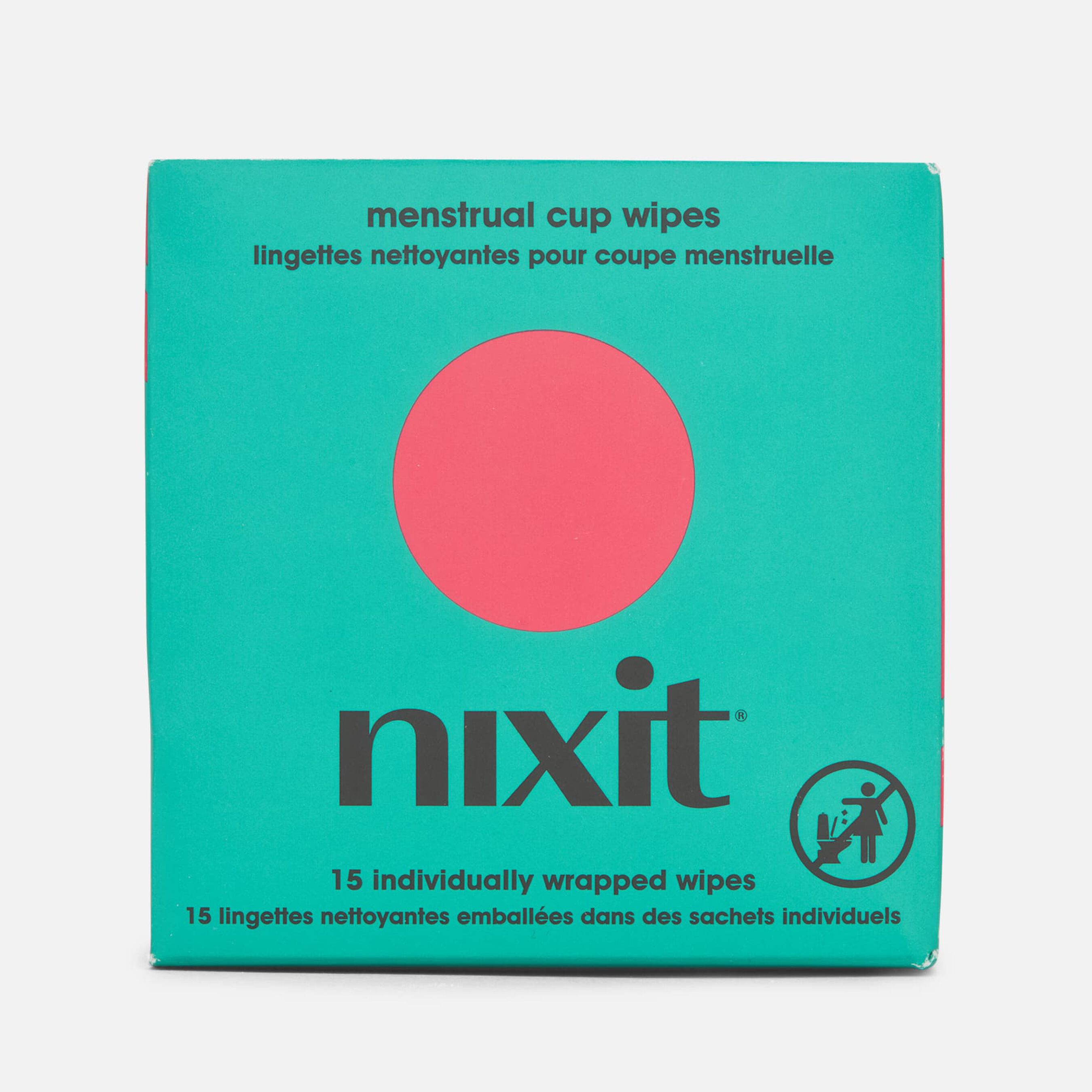 FSA Eligible Nixit Menstrual Cup Wipes, 15 ct. | FSA Store