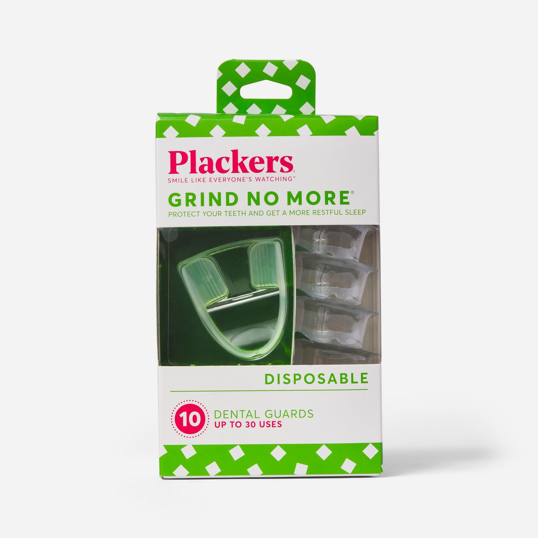 FSA Eligible Plackers Grind No More Dental Night Protector - 10 ct ...