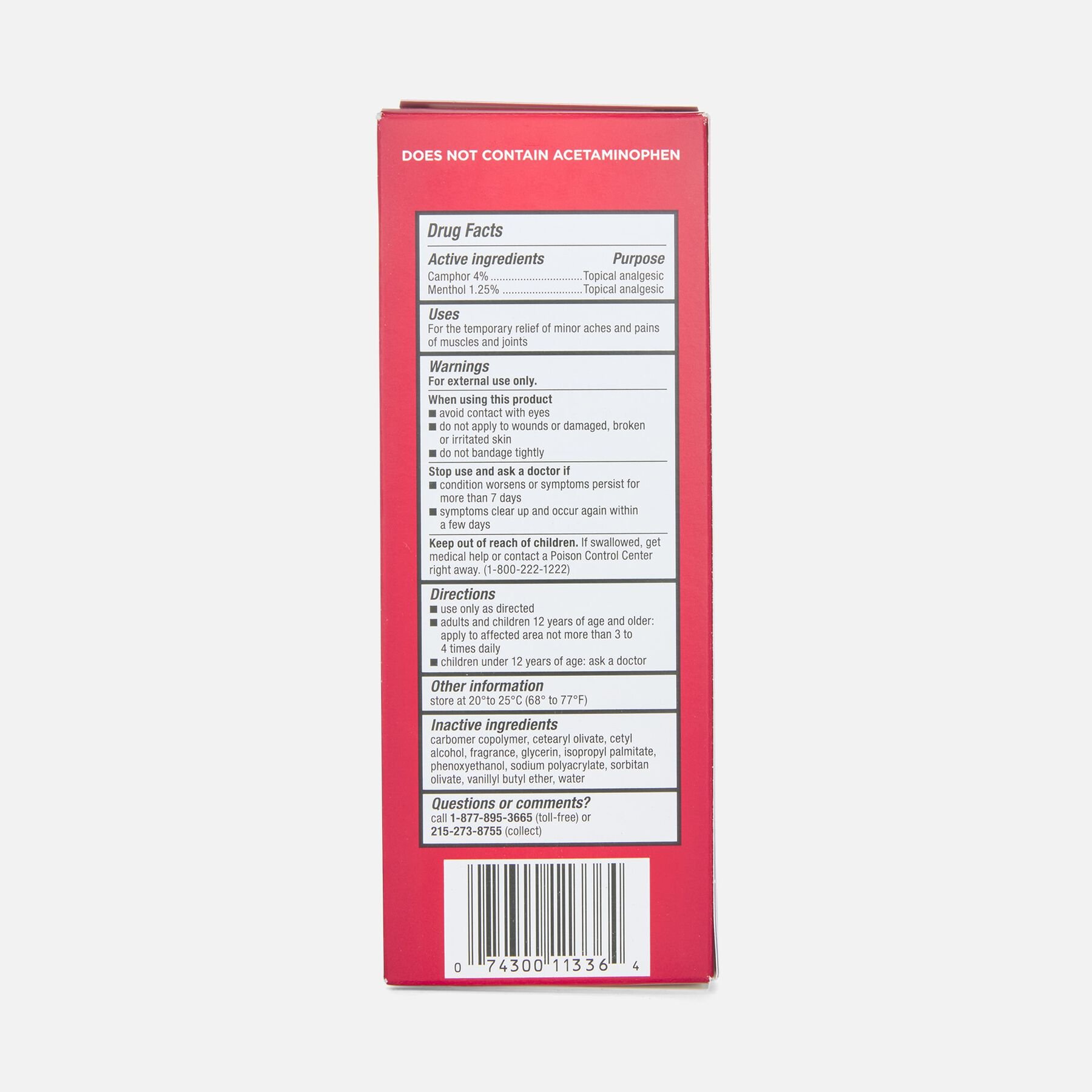 FSA Eligible Tylenol Precise Nighttime Pain Relieving Cream, 4 oz ...