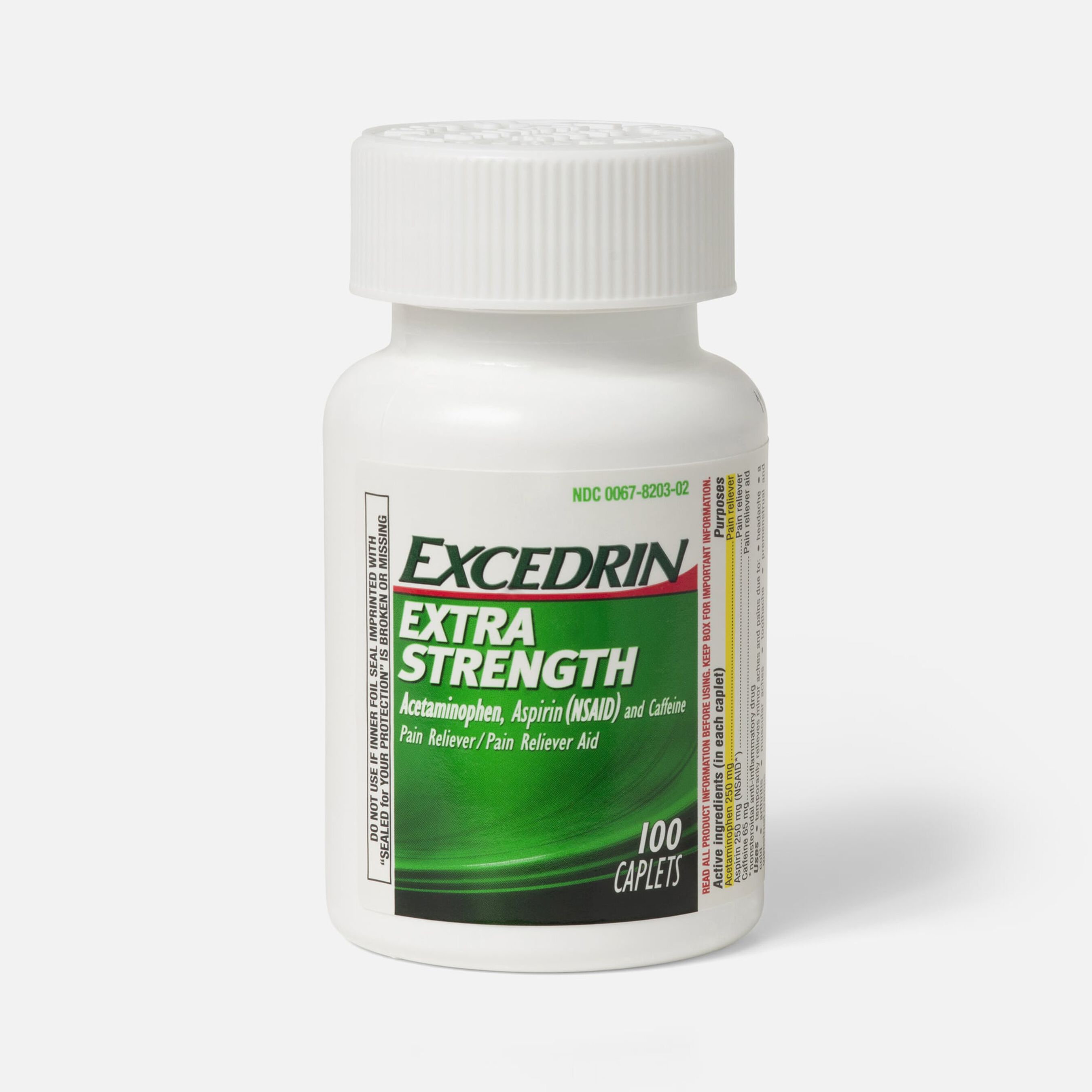 FSA Eligible Excedrin Extra Strength Caplets, 100 ct. | FSA Store