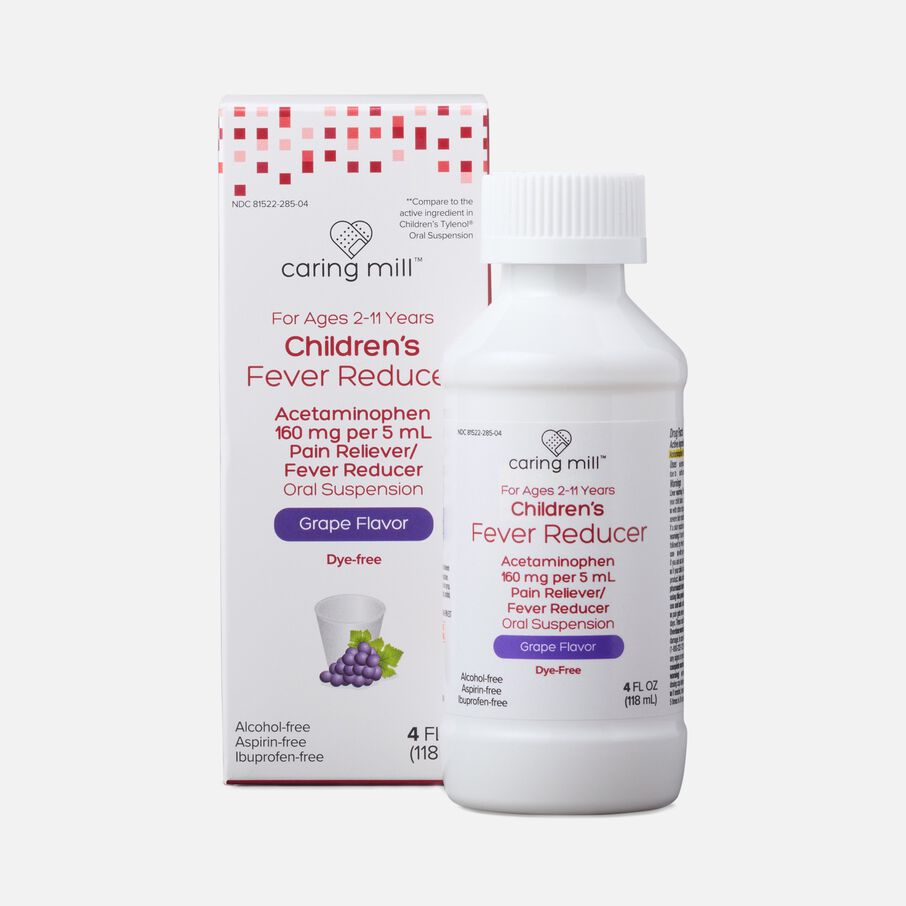 FSA Eligible Caring Mill™ Children’s Ibuprofen Pain Reliever/Fever ...