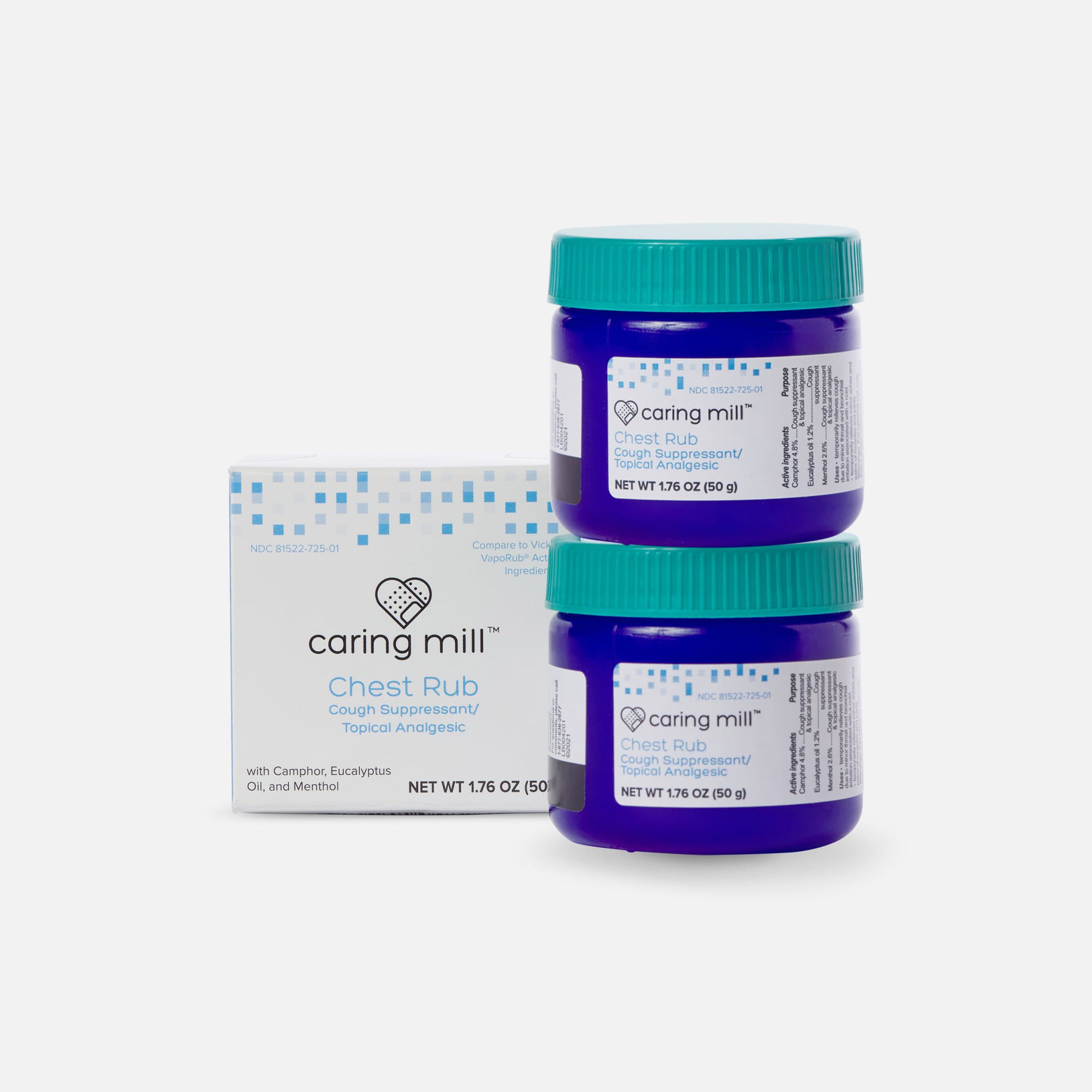 Caring Mill Adult Chest Rub 1.76 oz. (2-Pack)