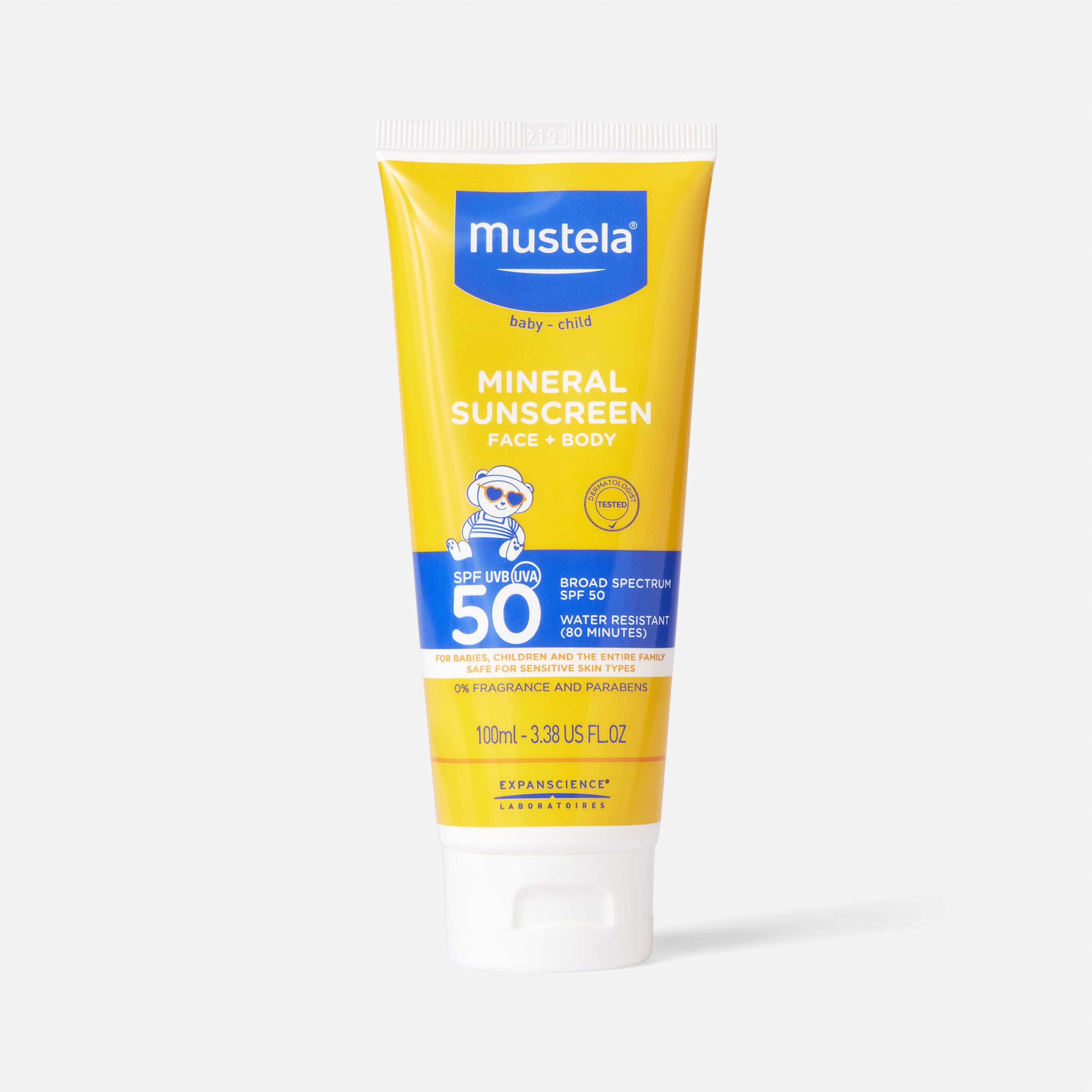 FSA Eligible Mustela Mineral Sunscreen Lotion, SPF 50, 3.38 oz. | FSA Store