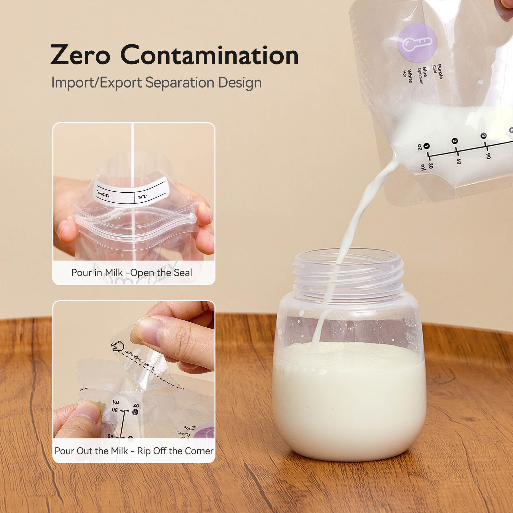 FSA Eligible Momcozy Breast Milk Storage Bags, 120 ct. | FSA Store