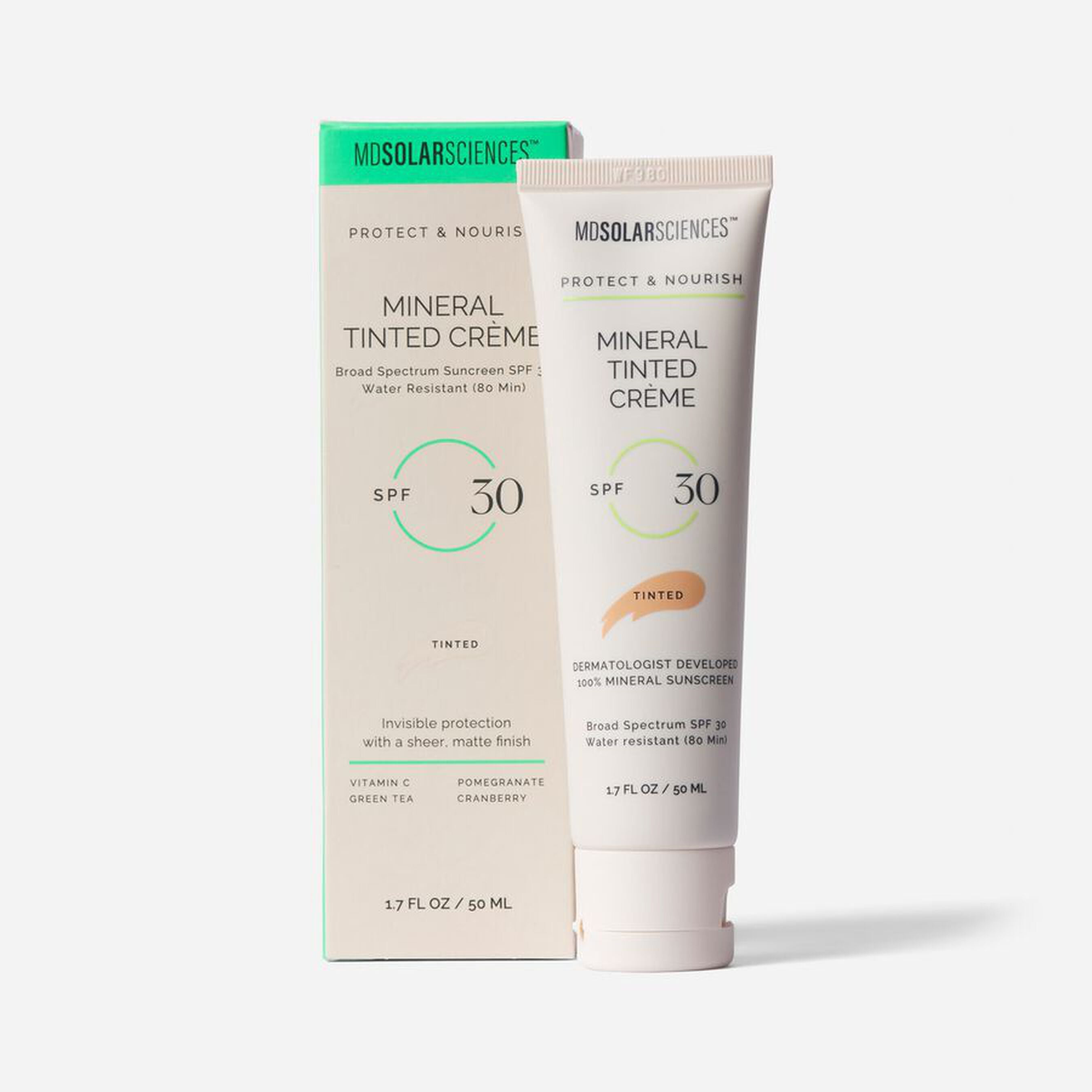 FSA Eligible MDSolarSciences Mineral Tinted Sunscreen Crème, SPF 30, 1. ...