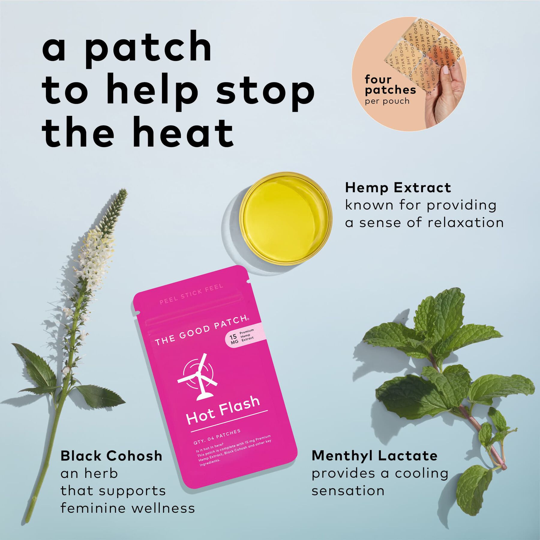 FSA Eligible The Good Patch® Hot Flash - Wellness Patch, 4 ct. | FSA Store