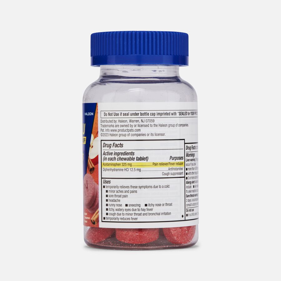 FSA Eligible Theraflu Severe Cold Relief Nighttime Soft Chews, Apple ...