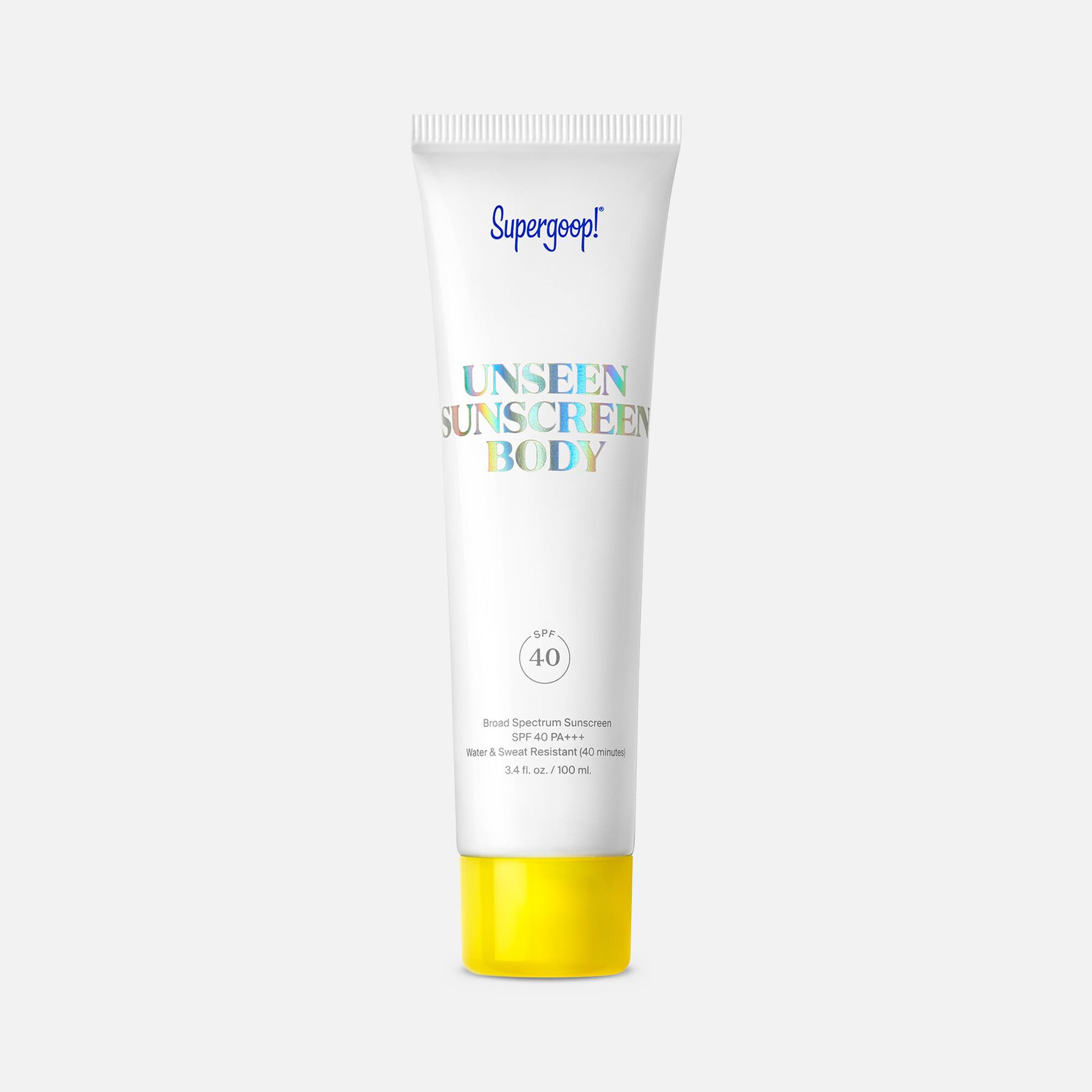 FSA Eligible Supergoop! Unseen Sunscreen Body Gel, SPF 40, 3.4 fl oz ...